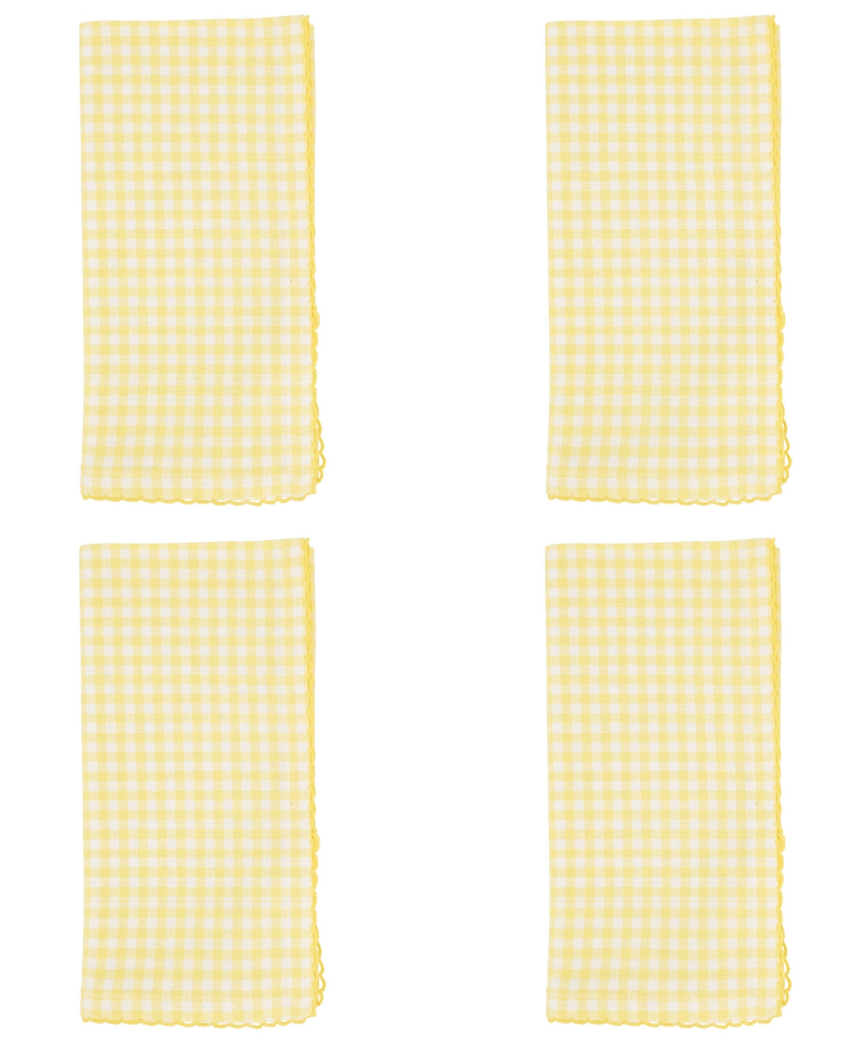 Click here for Saro Lifestyle Gingham Design Table Napkins  Set o... prices