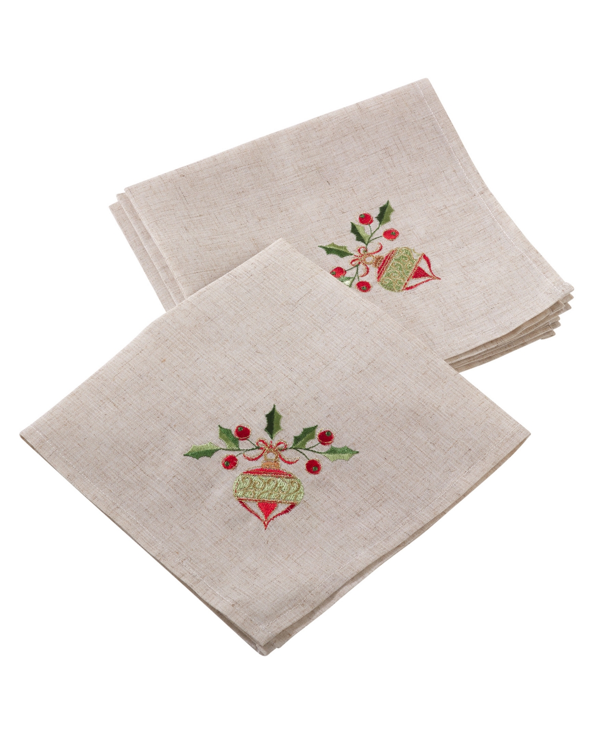 Click here for Saro Lifestyle Embroidered Ornament Design Christm... prices
