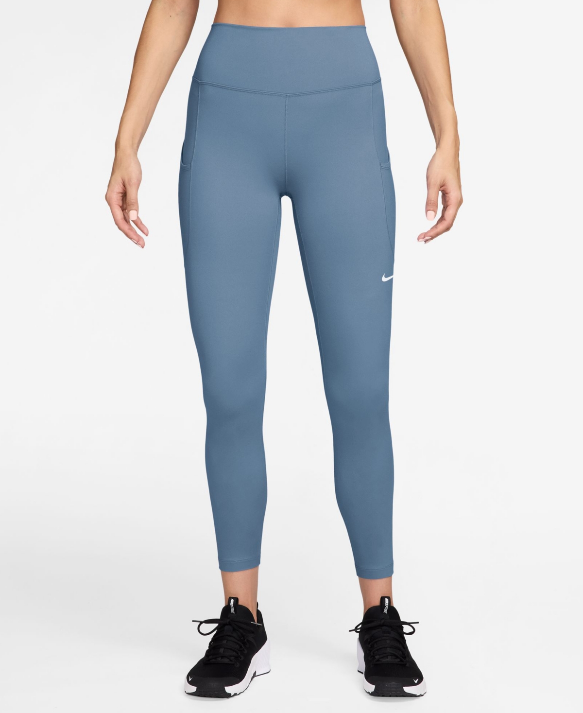 Click here for Nike Womens One High-Waist 7/8-Leggings - Work Blu... prices