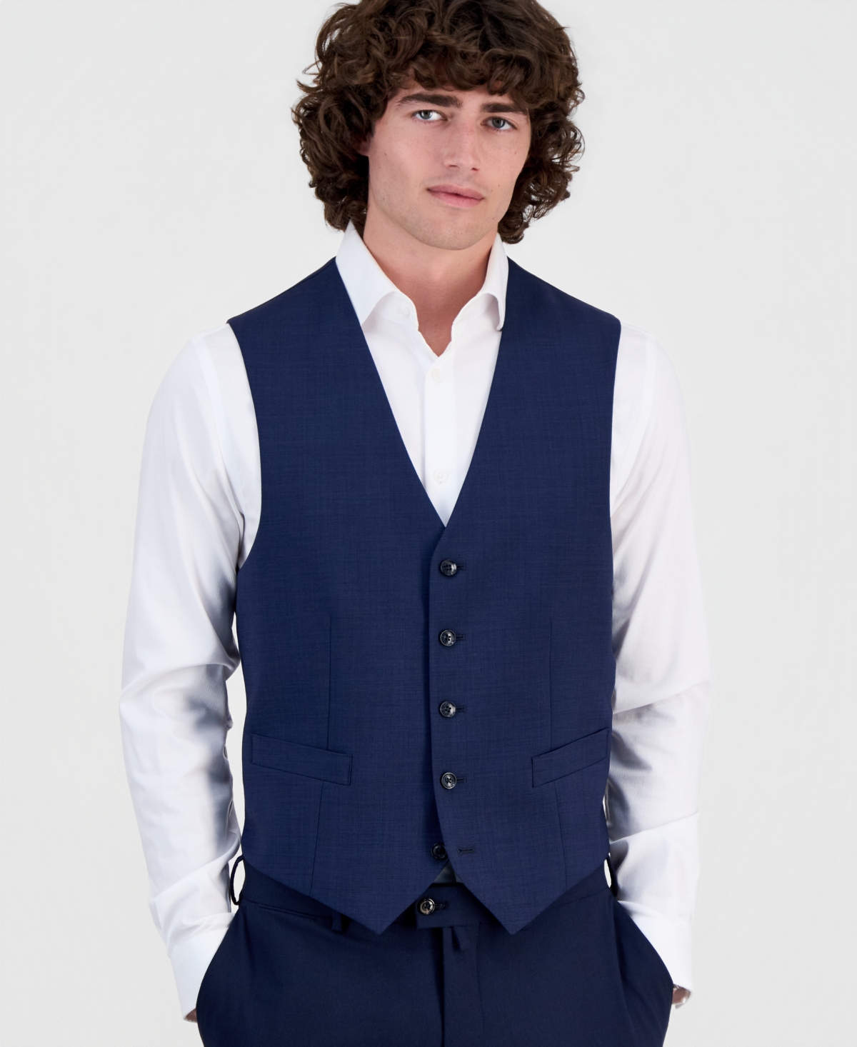 Click here for Tommy Hilfiger Mens Modern-Fit Wool Th-Flex Stretc... prices
