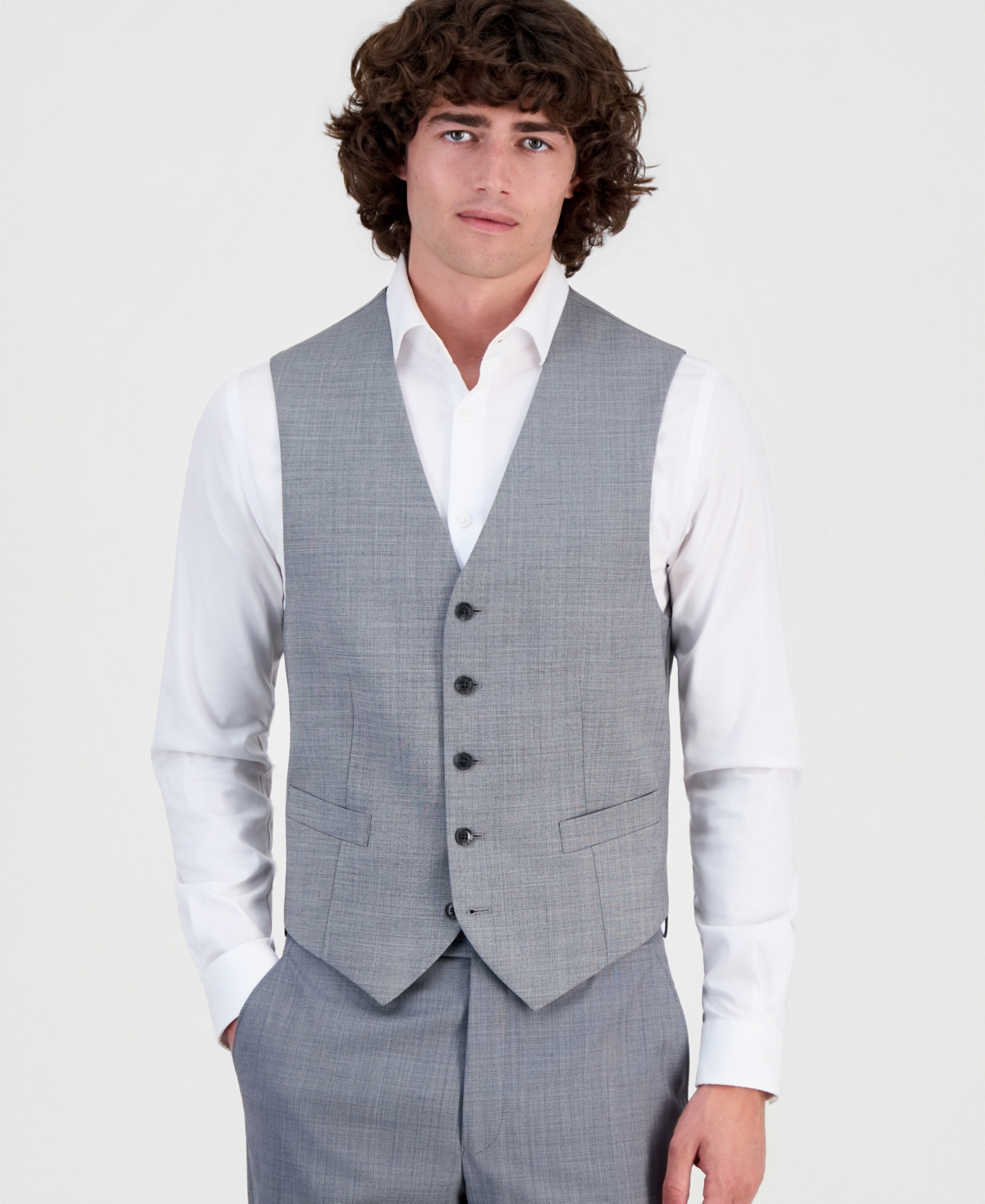 Click here for Tommy Hilfiger Mens Modern-Fit Wool Th-Flex Stretc... prices