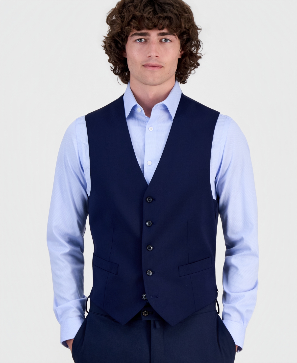 Click here for Tommy Hilfiger Mens Modern-Fit Wool Th-Flex Stretc... prices