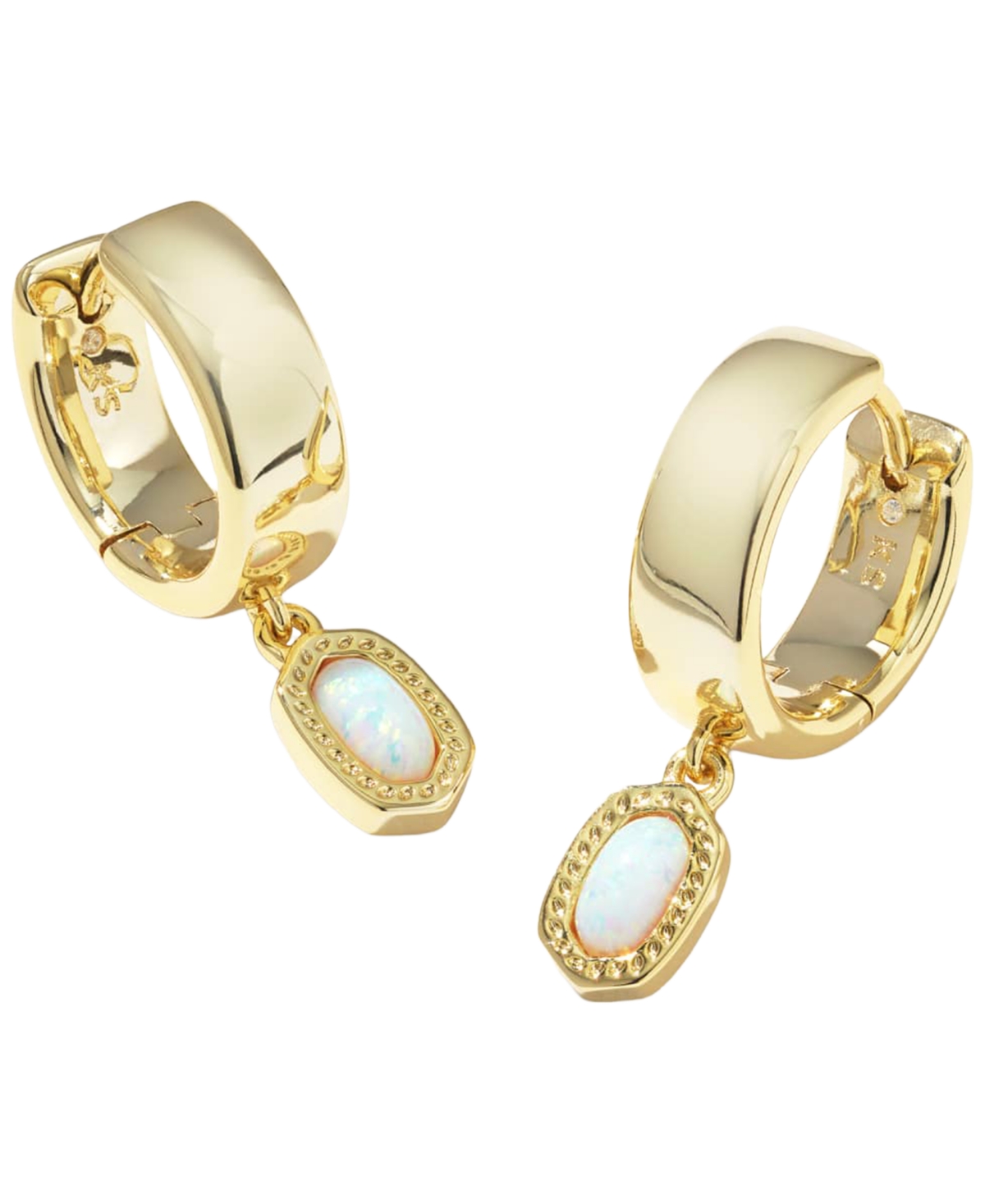 Click here for Kendra Scott 14k Gold-Plated Mini Ellie Wide Huggi... prices
