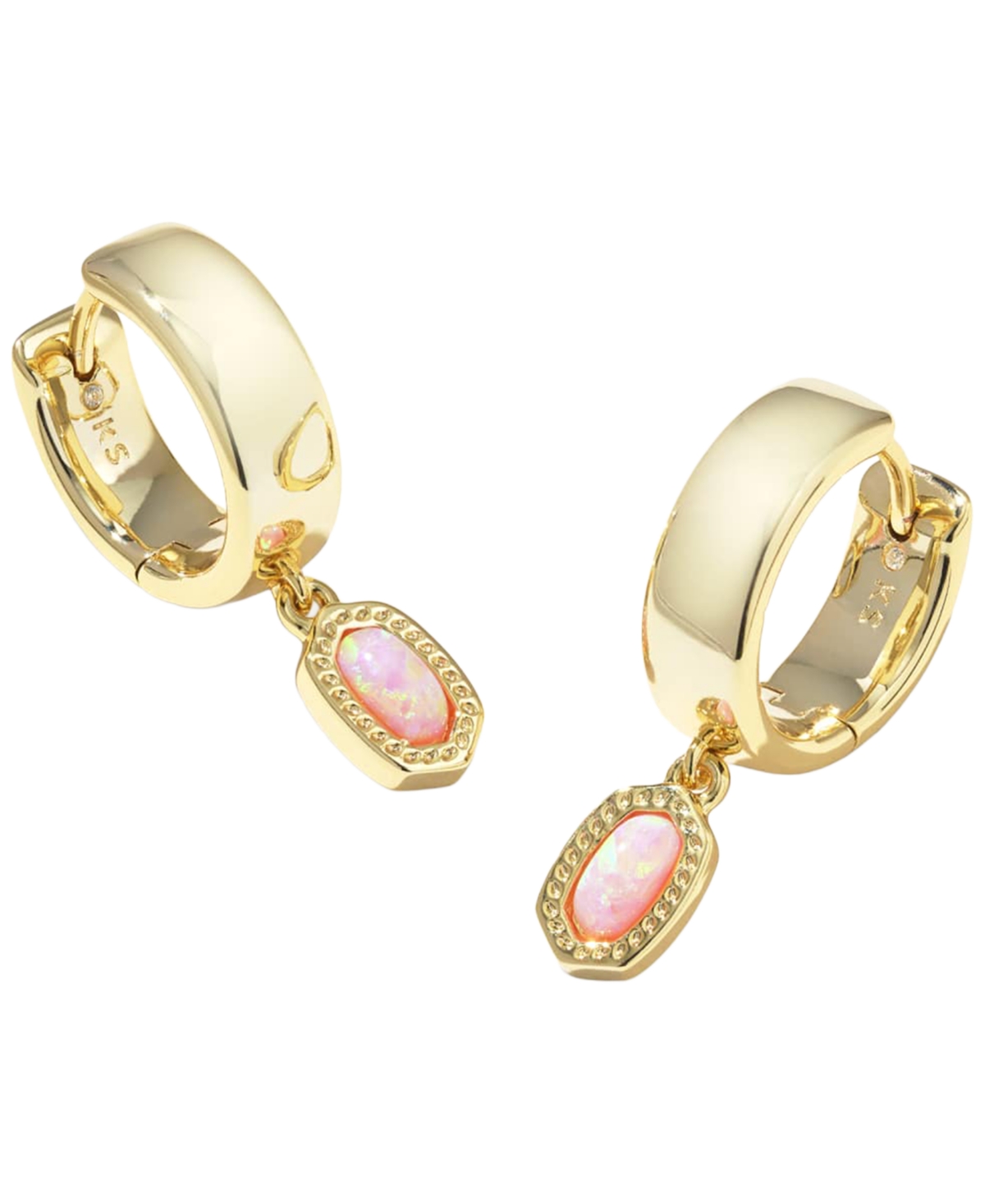 Click here for Kendra Scott 14k Gold-Plated Mini Ellie Wide Huggi... prices