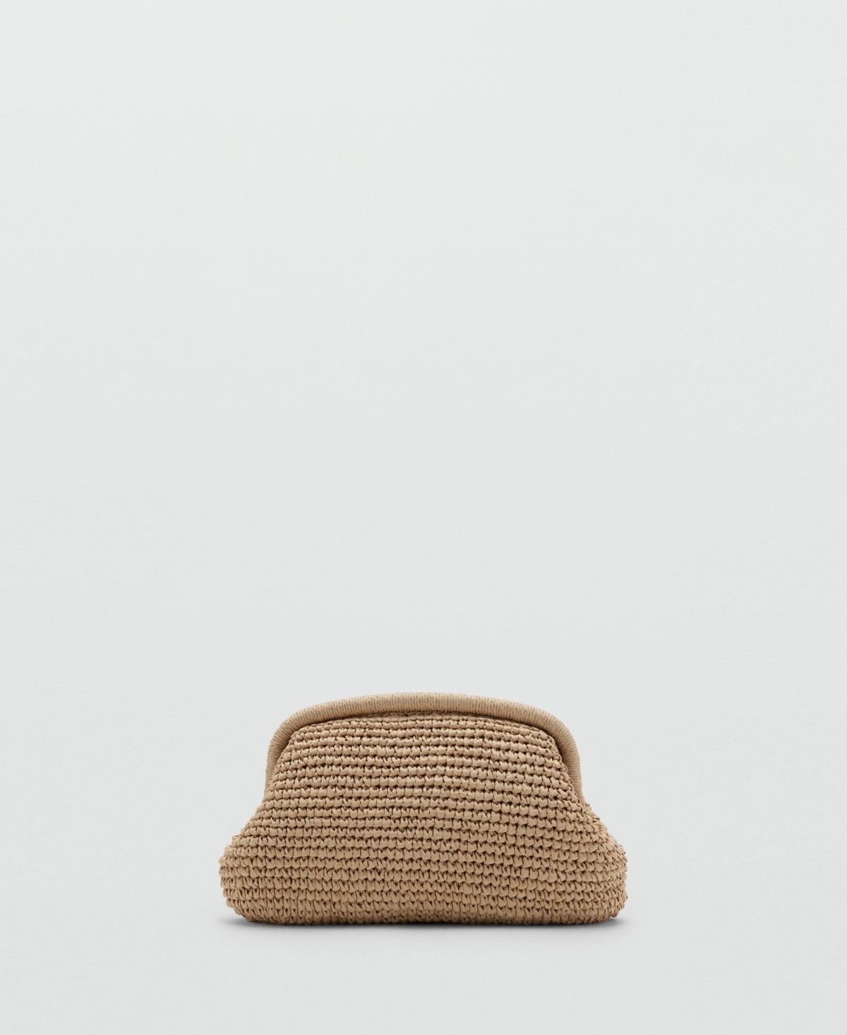 Click here for Mango Womens Natural Fiber Clutch Bag - Beige prices