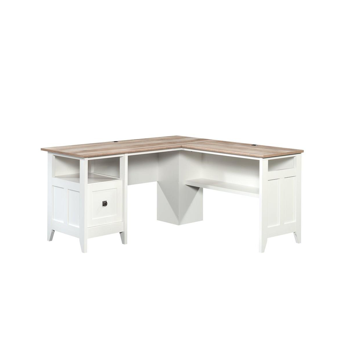 Click here for Sauder August Hill L Desk  Mystic Oak finish - Sof... prices