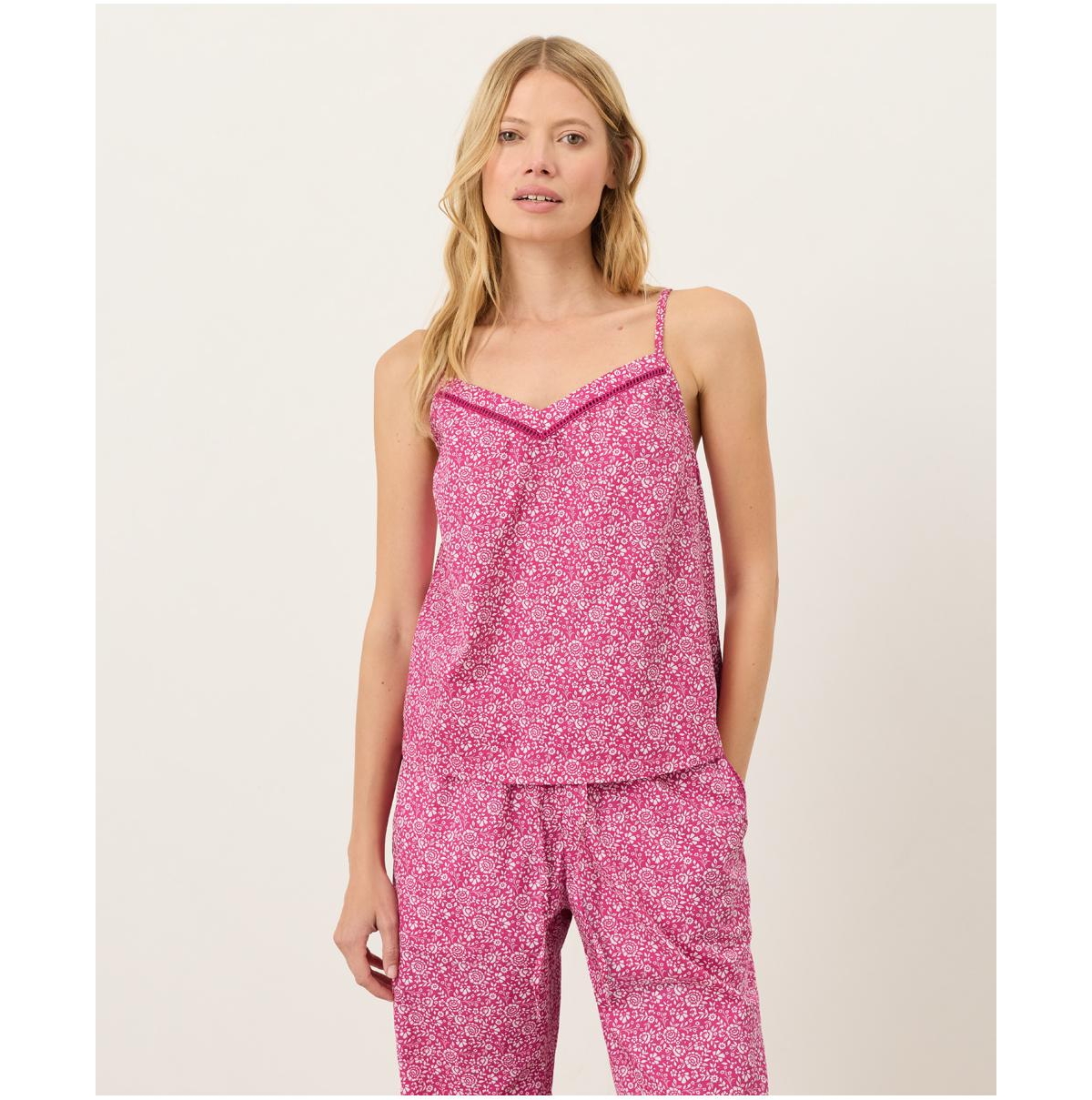 Click here for Pact Womens Organic Cotton Breezy Sleep Cami - Blo... prices