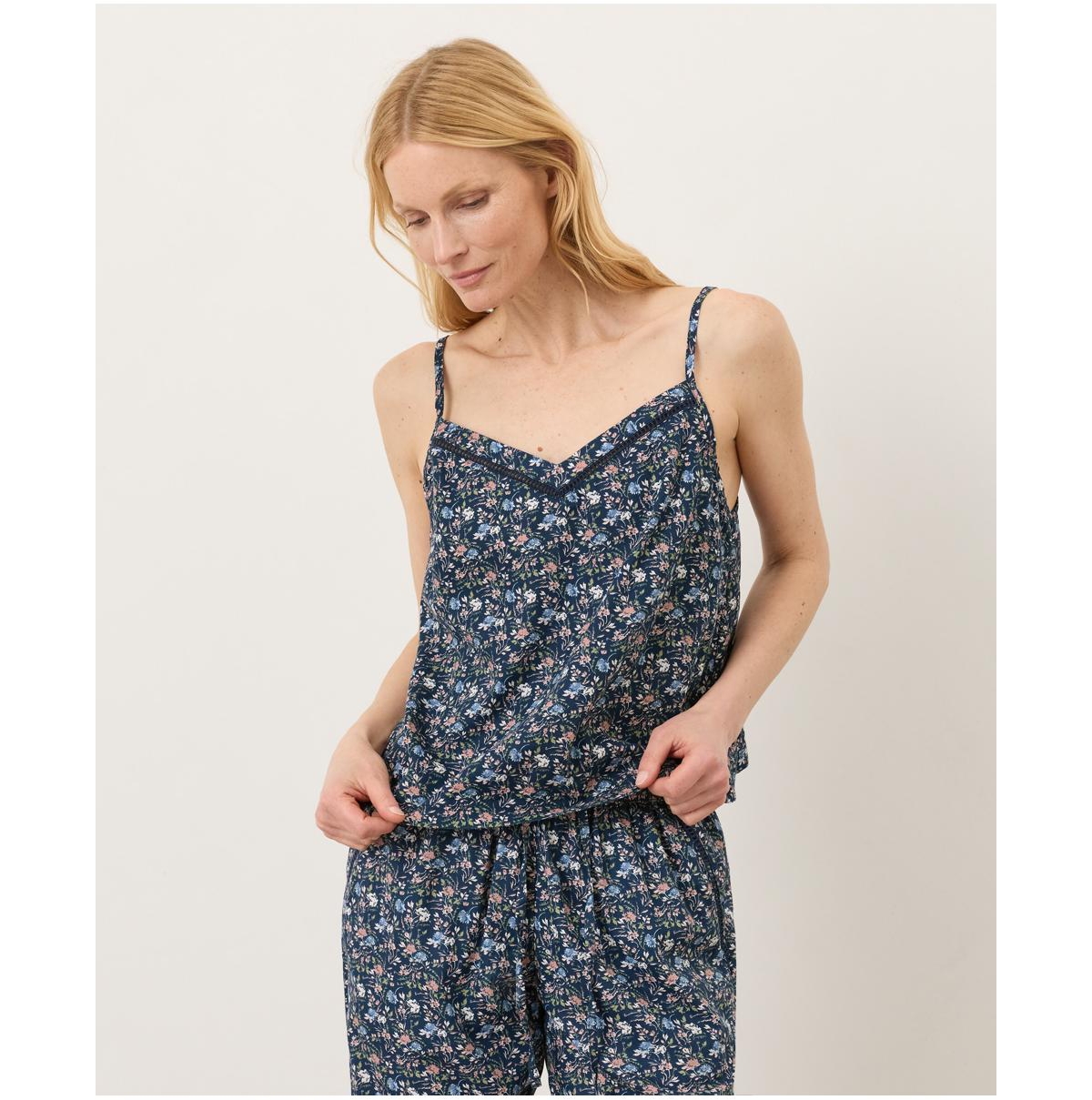 Click here for Pact Womens Organic Cotton Breezy Sleep Cami - Dit... prices