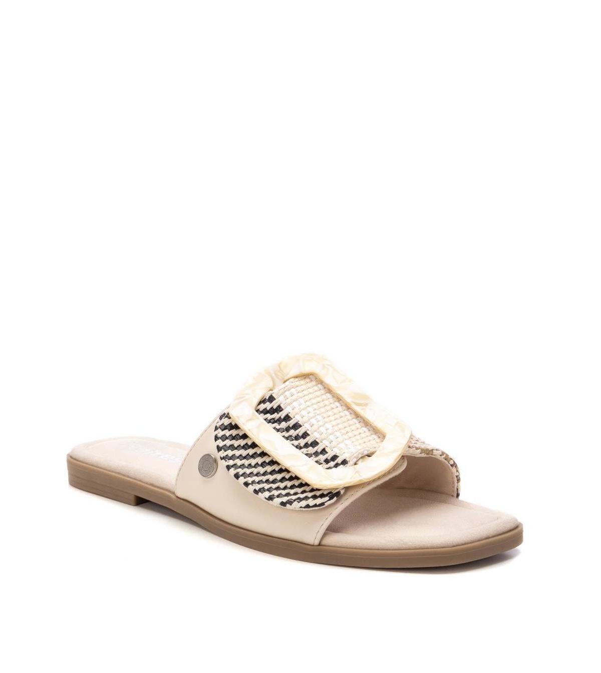 Click here for Womens Flat Slip in Sandals Refresh By Xti - Beige prices