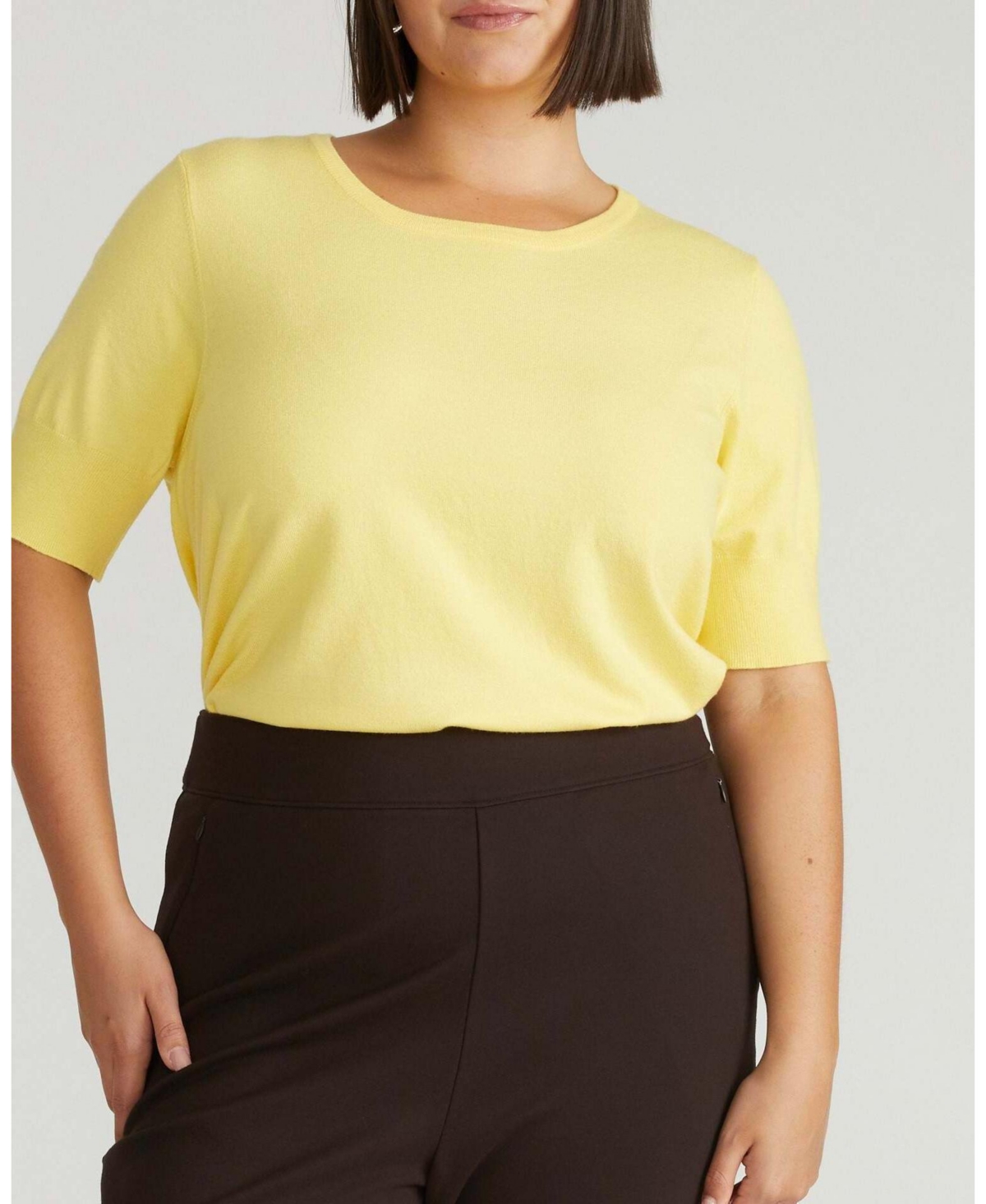 Click here for Universal Standard Plus Size Savvy Fine Knit Sweat... prices