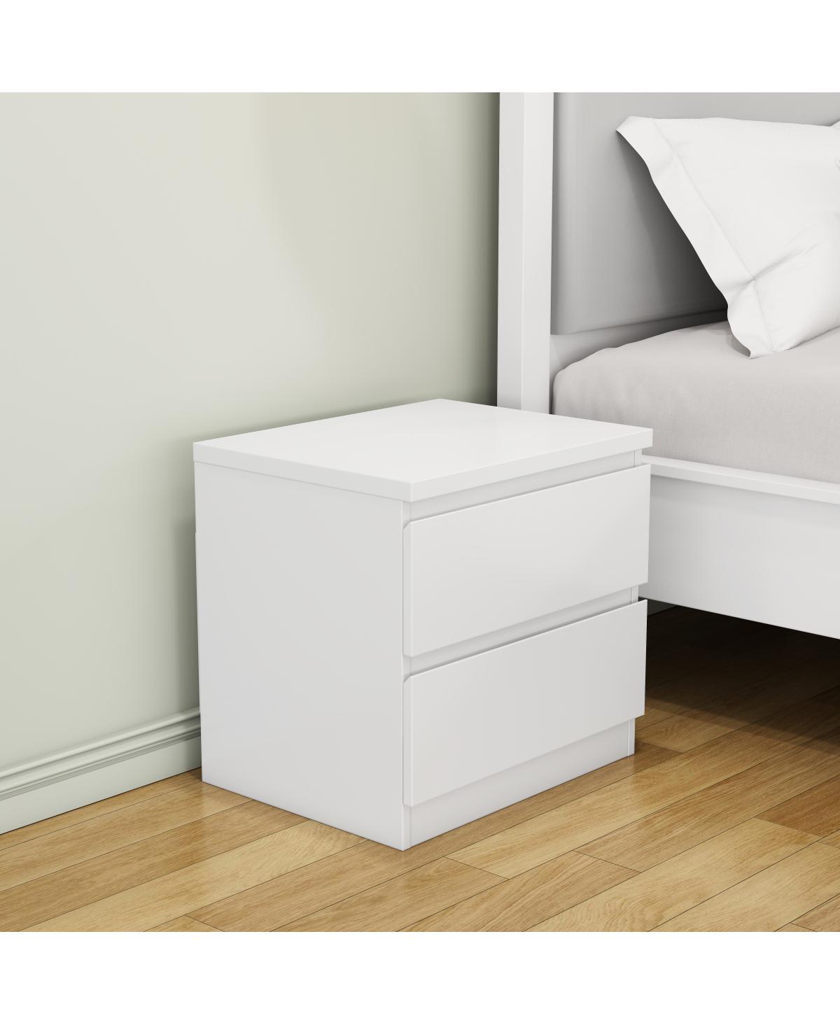 Click here for Streamdale Furniture 2-Drawer Nightstand with Hand... prices