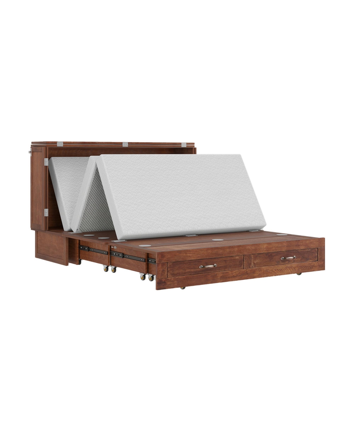 Click here for livelylodge Solid Wood Queen Murphy Bed Cabinet wi... prices