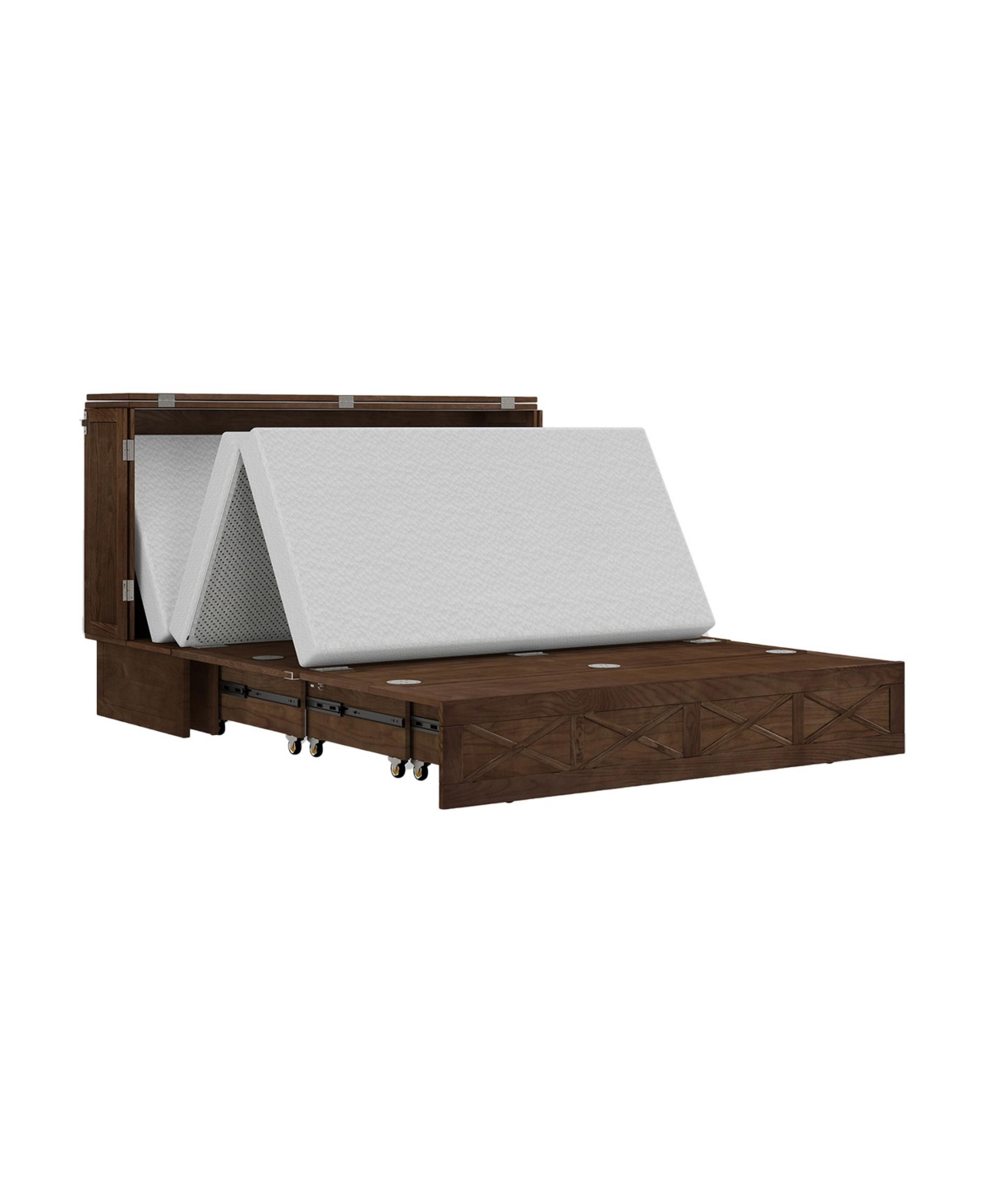 Click here for livelylodge Solid Wood Queen Murphy Bed Cabinet wi... prices