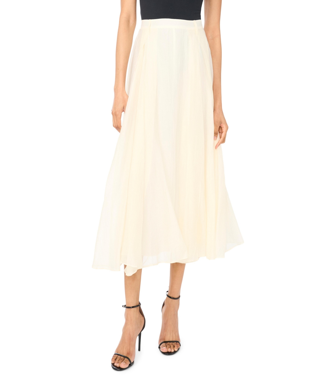 Click here for Vince Camuto Womens Godet Maxi Skirt - New Ivory prices