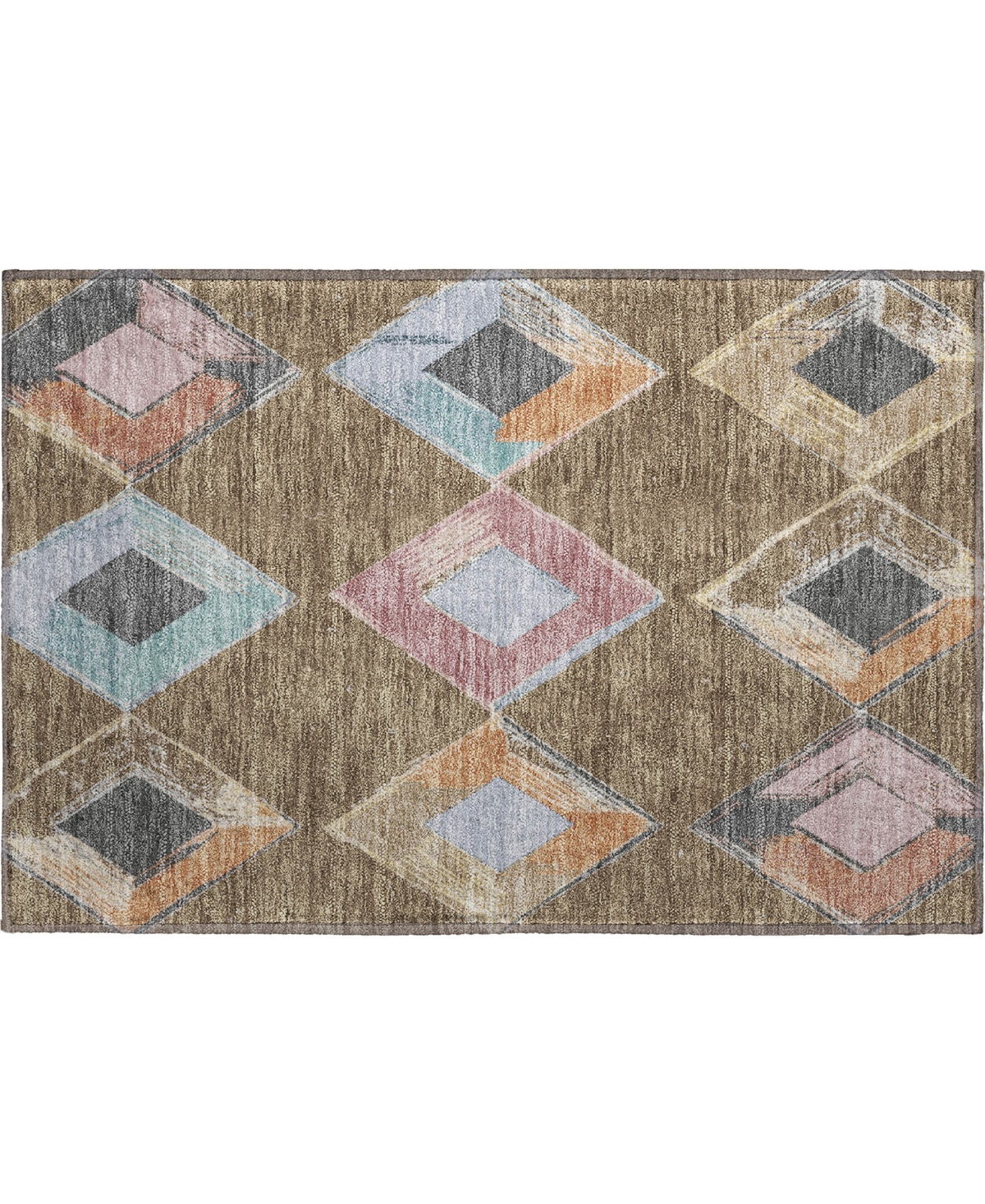 Click here for Addison Mayfield AMF2004 18x26 Area Rug - Brown prices