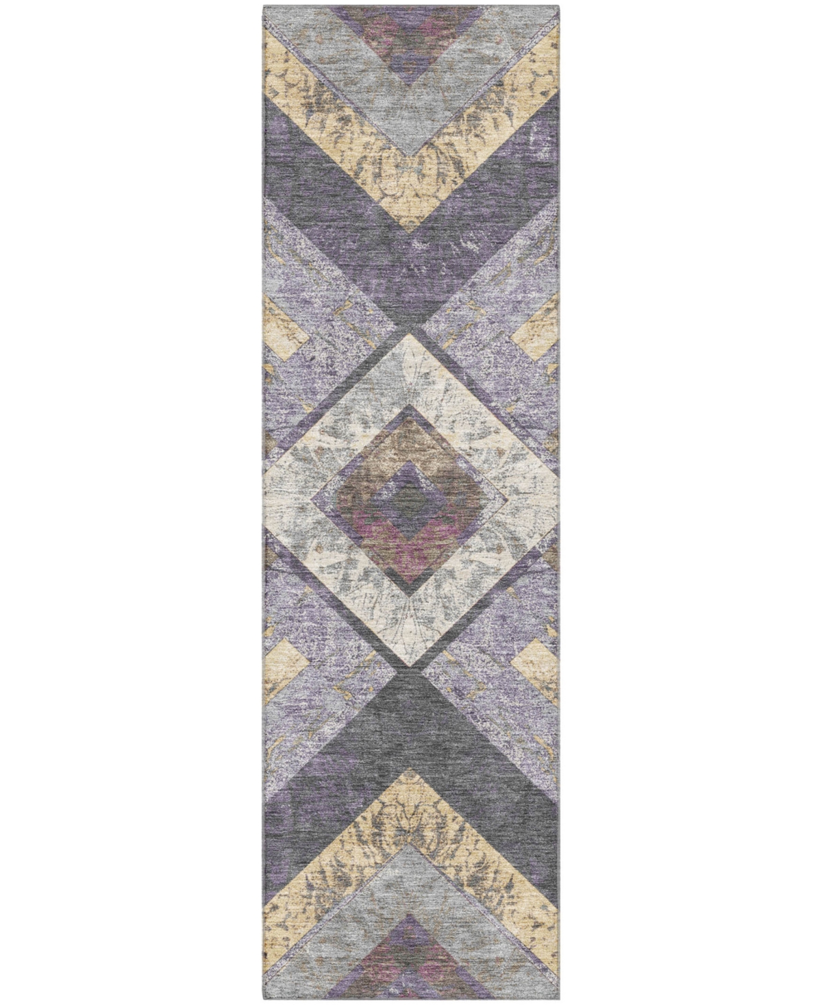 Click here for Addison Mayfield AMF1955 23x76 Runner - Purple prices