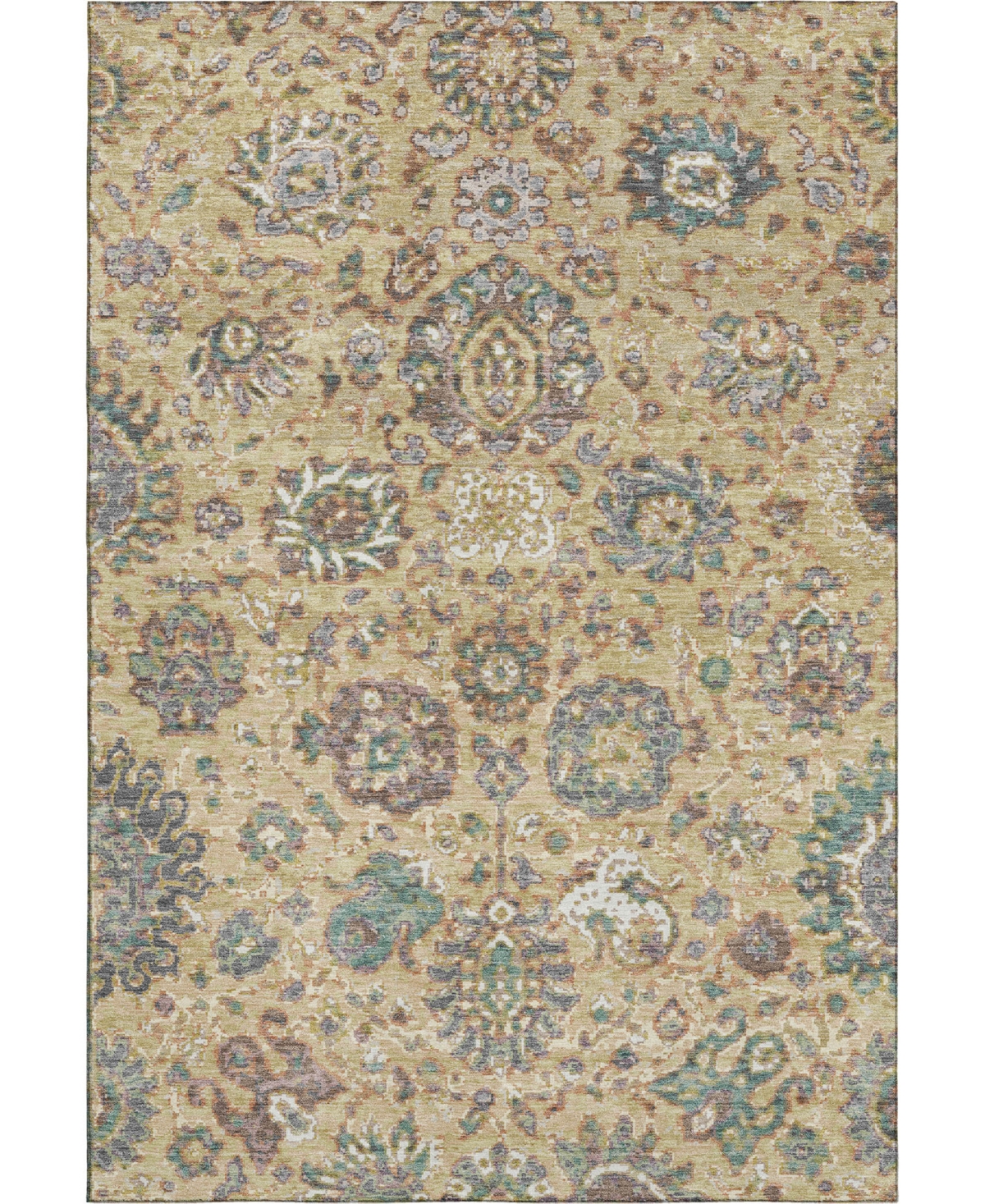 Click here for Addison Mayfield AMF2013 5x76 Area Rug - Gold prices