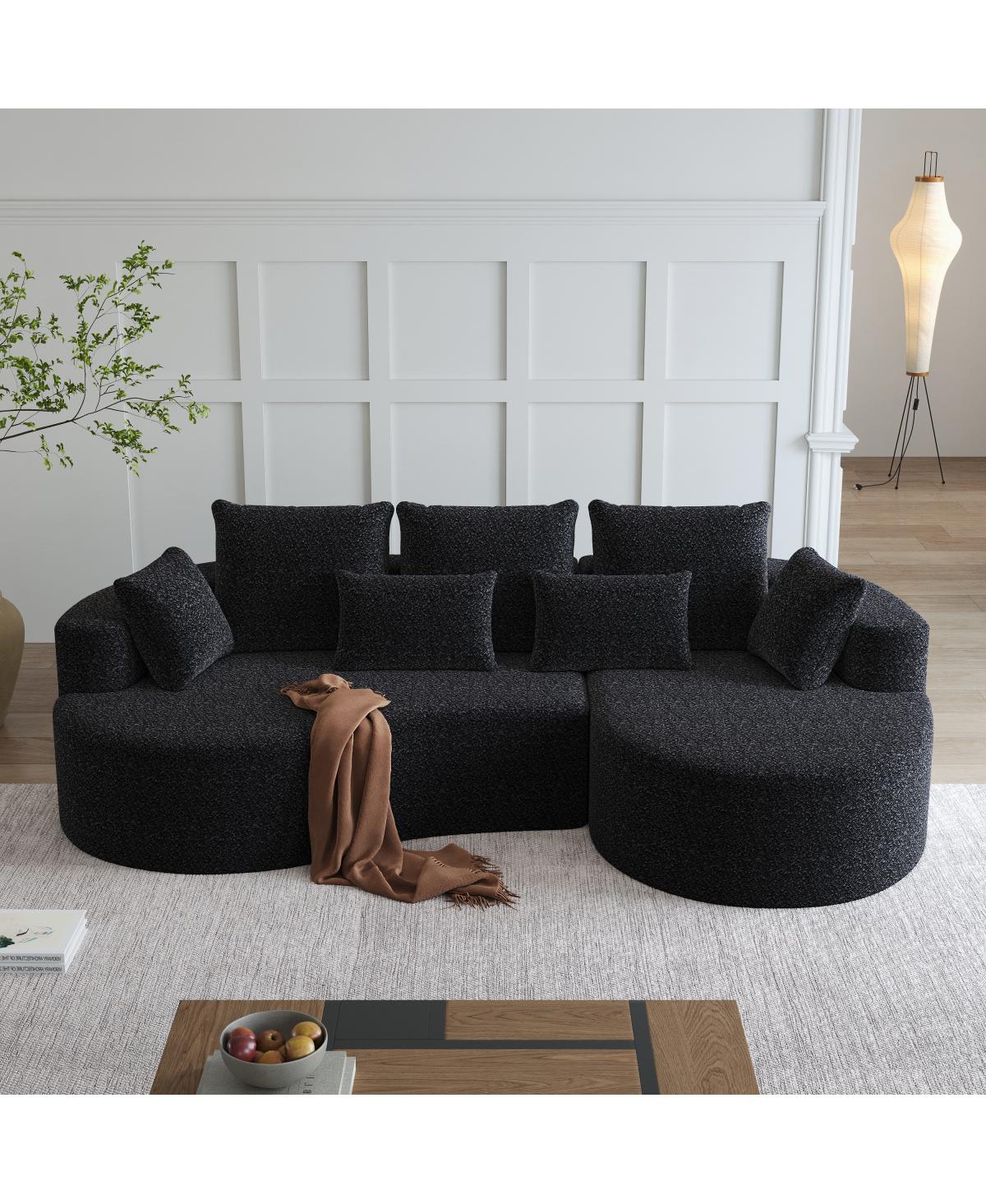 Click here for Streamdale Furniture Modern Oversized Chenille Sec... prices