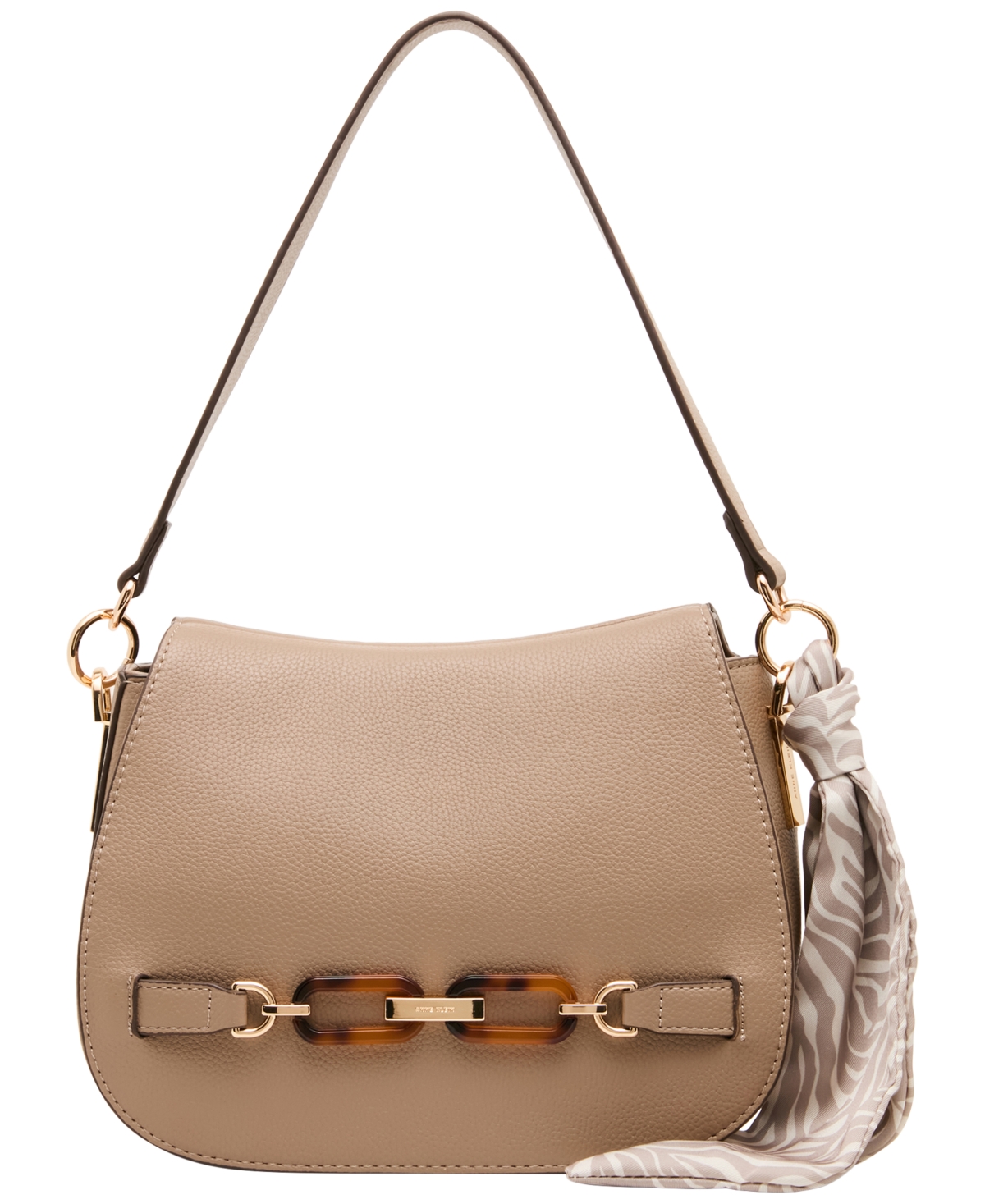 Click here for Anne Klein Small Shoulder Handbag - Truffle/Pearl... prices