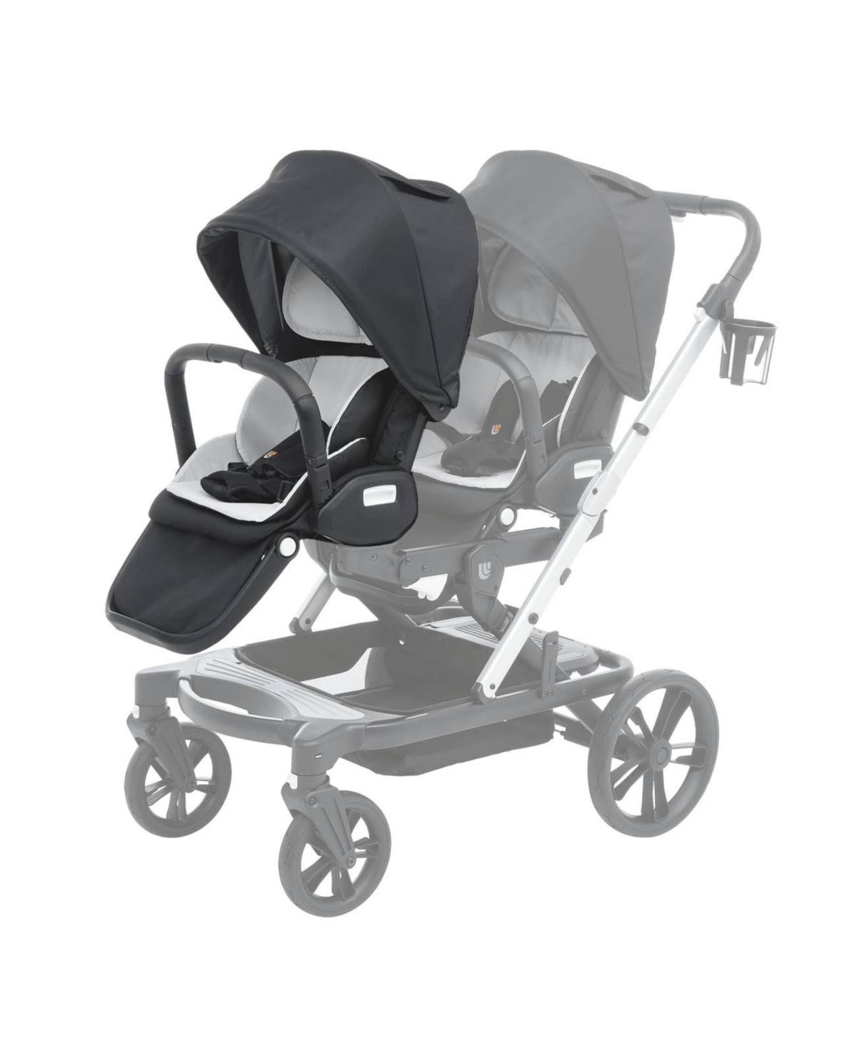 Click here for Unilove Kids Trio Trolly Wagon Stroller Seat - Bla... prices