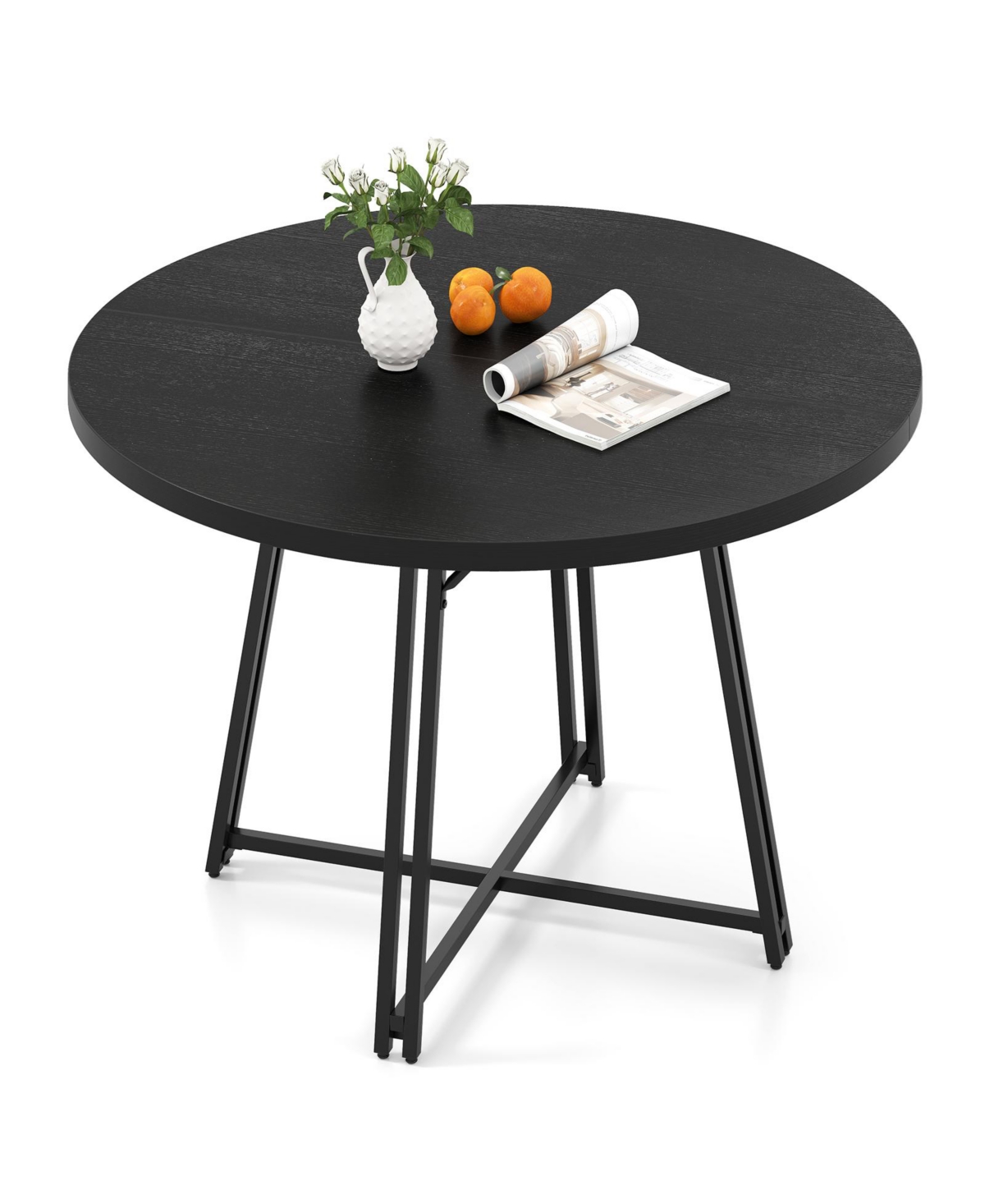 Click here for Gymax Dining Table w/8 Metal Supporting Legs and C... prices