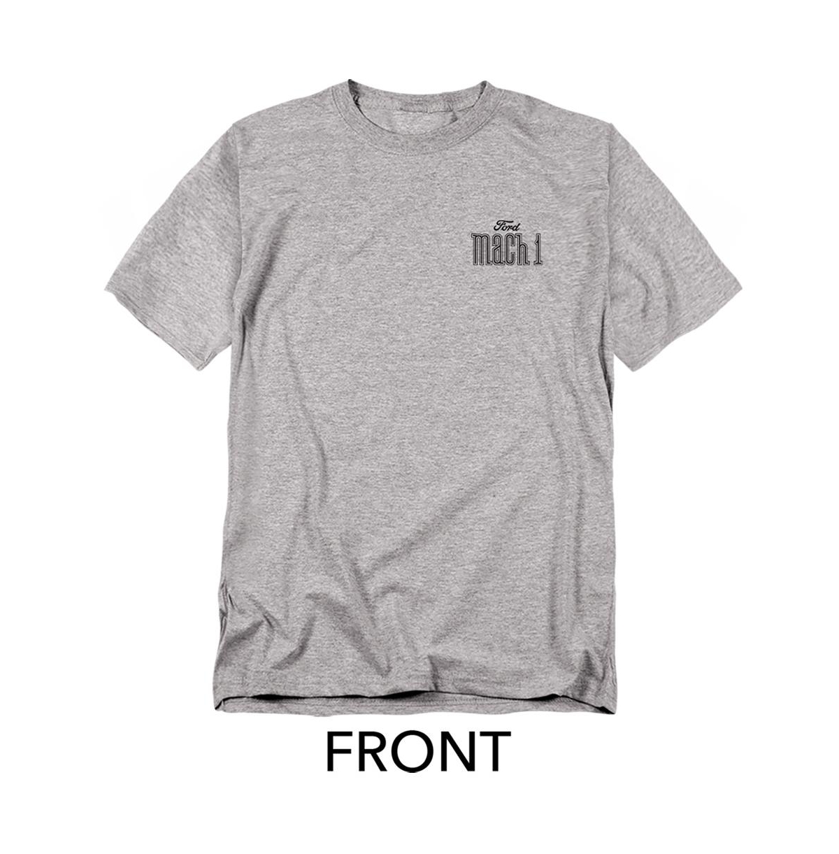 Click here for Mustang Mens Ford Mach 1 Logos Front Back T-Shirt... prices
