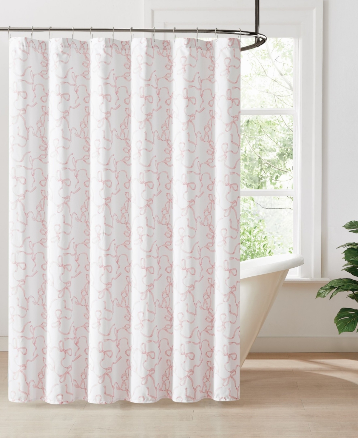 Click here for Truly Soft Printed Bow Shower Curtain  72 x 72 - W... prices
