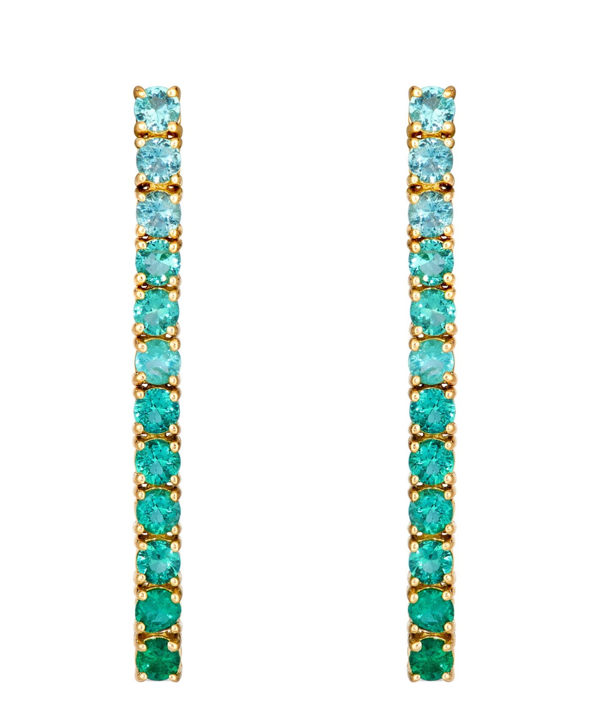 Click here for Le Vian Emerald Ombre (1-1/10 ct. t.w.) Earrings i... prices