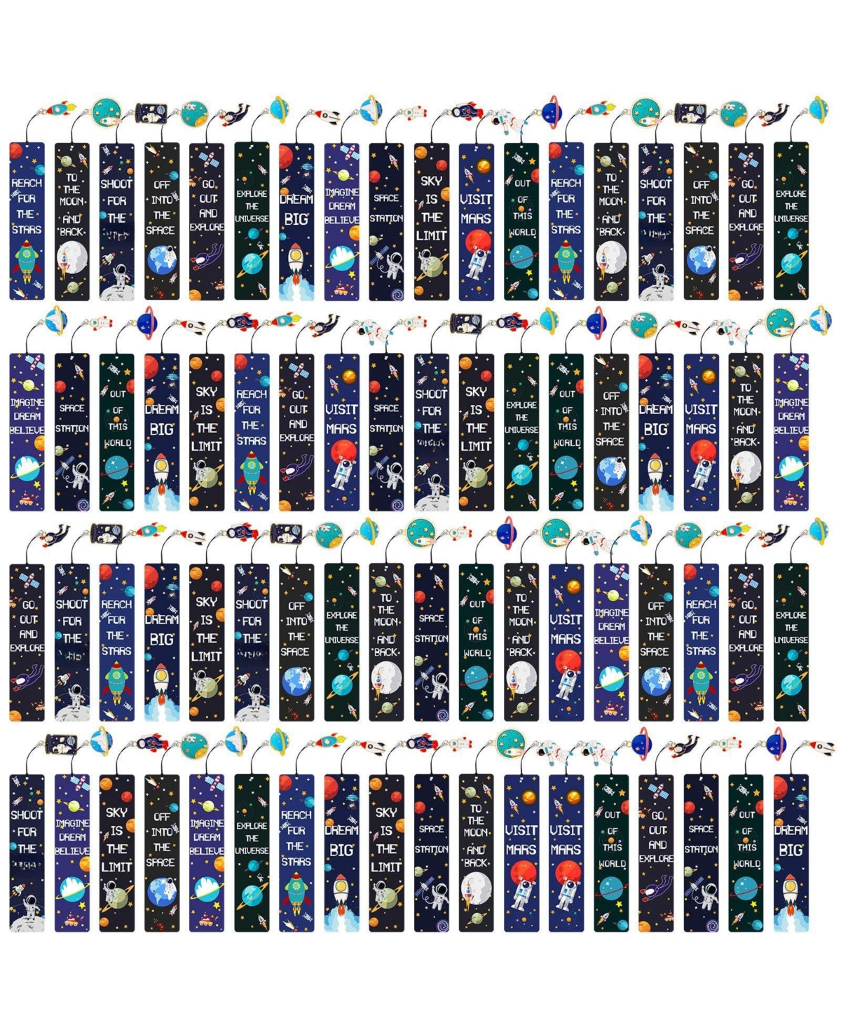 Click here for Gnuadz Space Bookmarks Metal Charms Party Favors G... prices