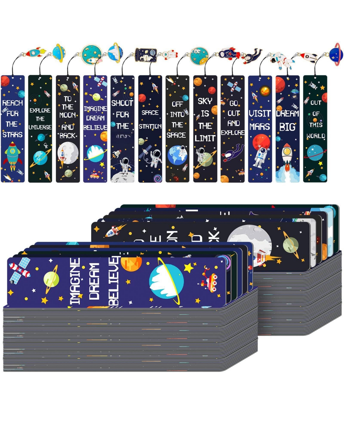 Click here for Gnuadz Space Bookmarks Metal Charms Party Favors G... prices