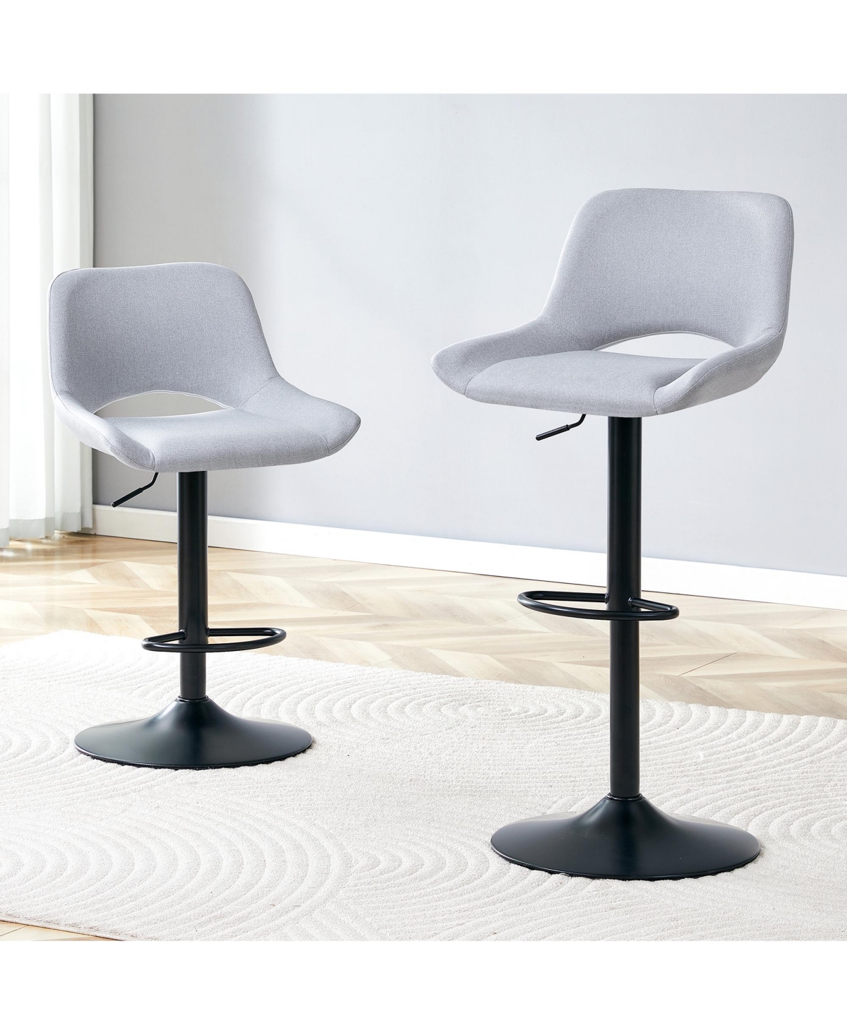 Click here for flynama Modern Swivel Adjustable Bar Stools Set of... prices