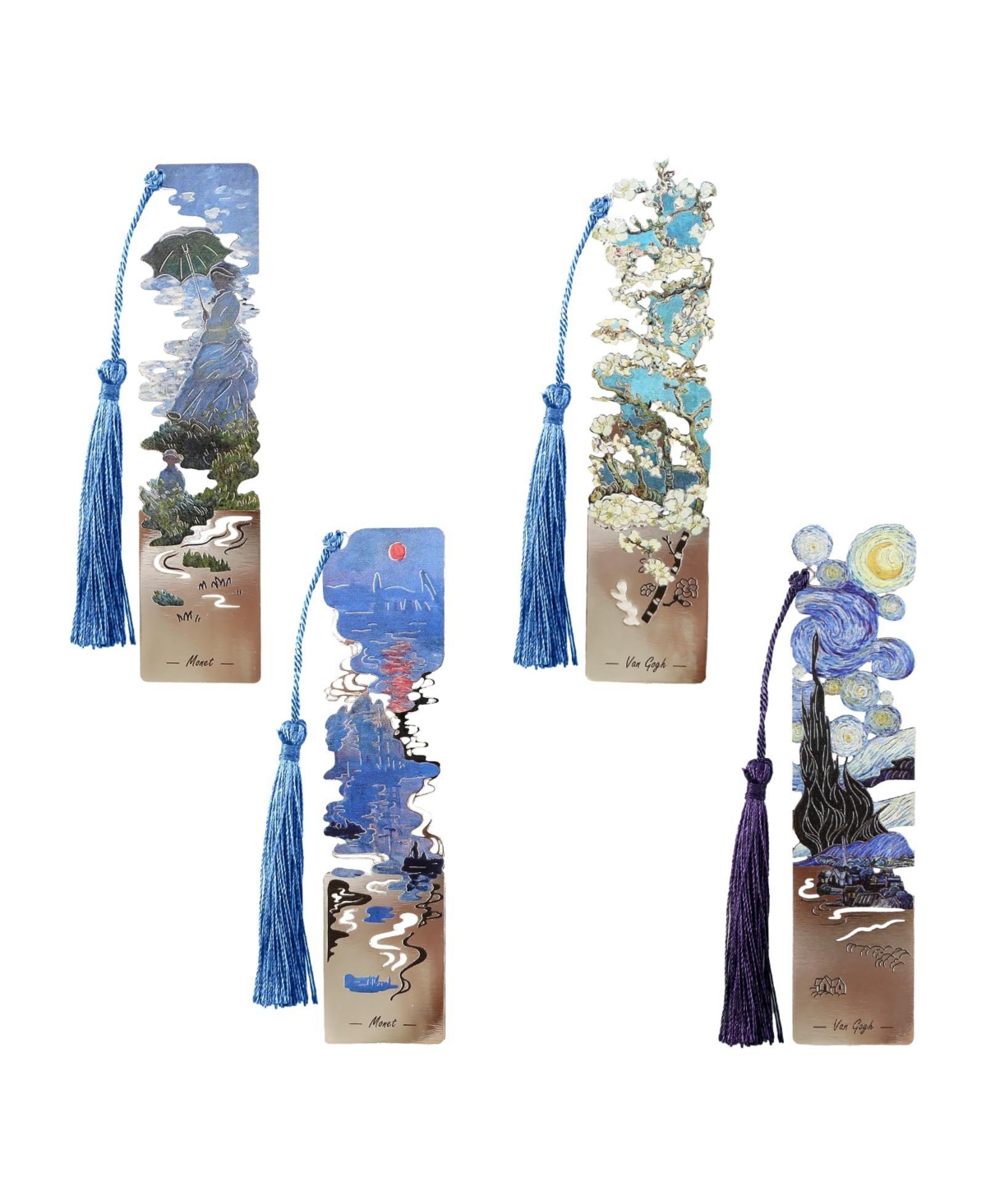 Click here for Gnuadz Metal Bookmarks Retro Oil Painting Tassel -... prices