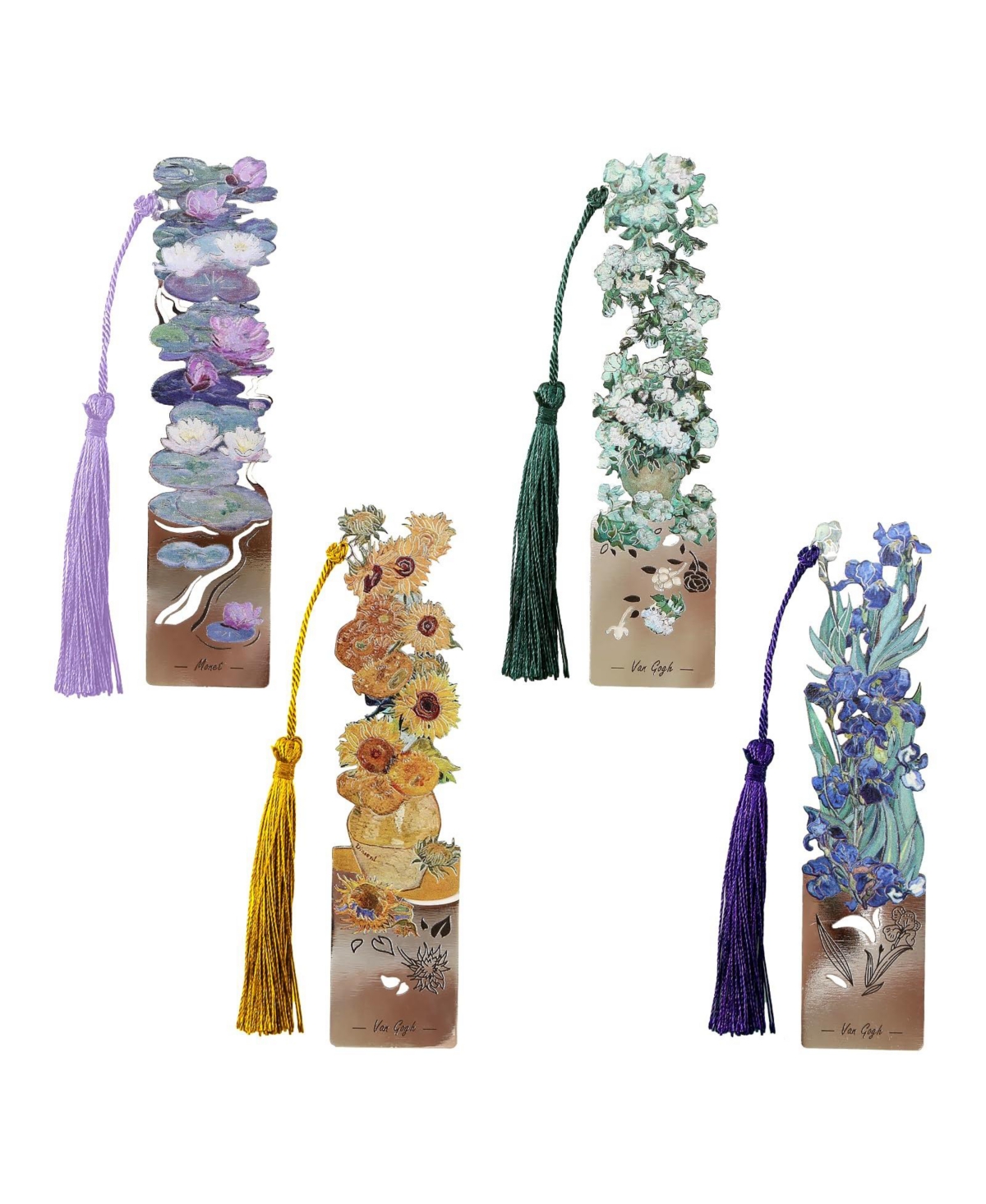 Click here for Gnuadz Metal Bookmarks Retro Oil Painting Tassel -... prices
