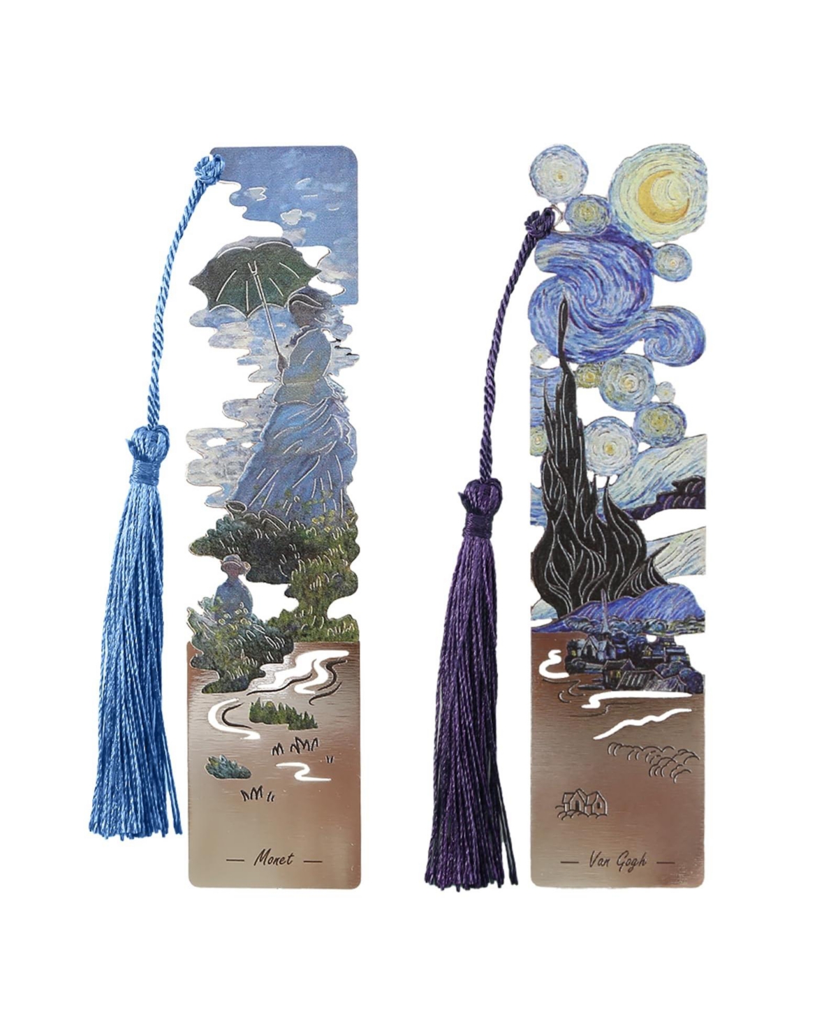 Click here for Gnuadz Metal Bookmarks Retro Oil Painting Tassel -... prices