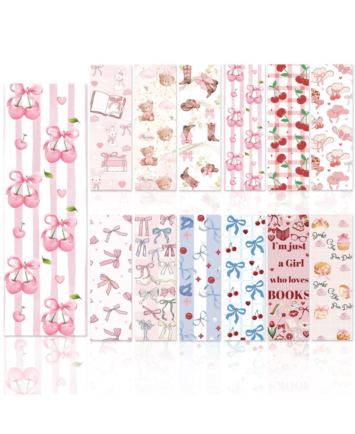 Click here for Gnuadz Sweet Bookmark Bows and Cherries A Cute  Vi... prices