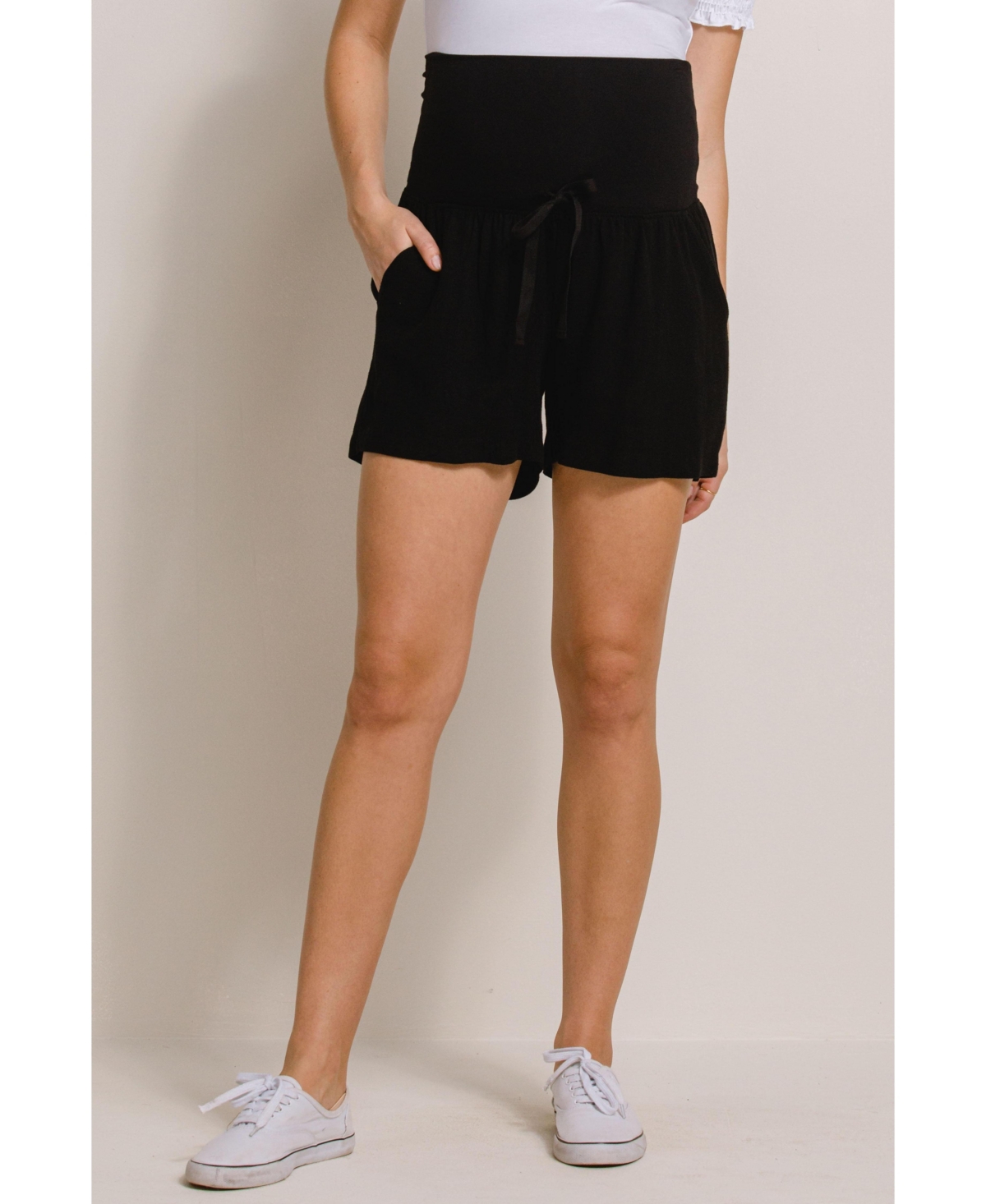 Click here for Hello Miz Maternity Relaxed Over-the-Belly Pull-On... prices