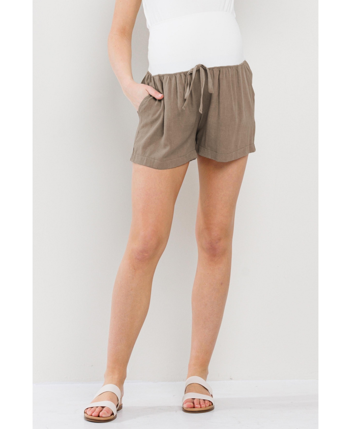 Click here for Hello Miz Maternity Relaxed Over-the-Belly Pull-On... prices