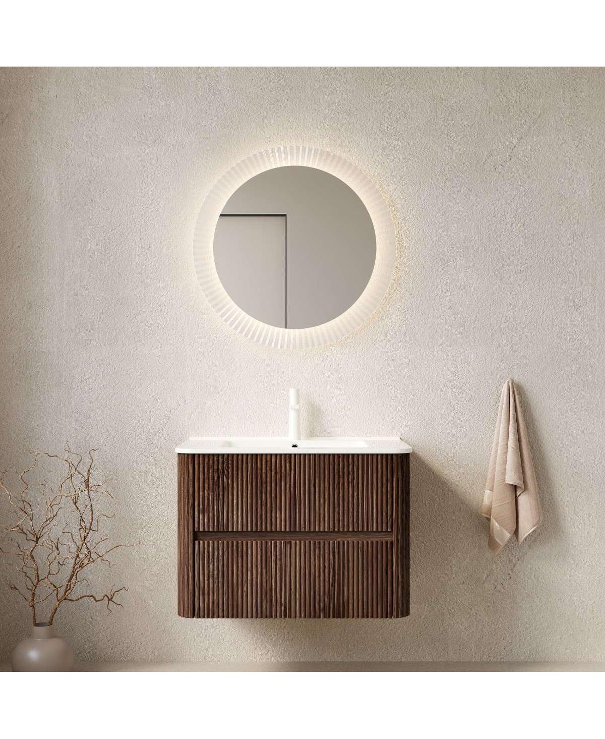 Click here for Thirtypeachy 30 Retro Walnut Modern Floating Bathr... prices