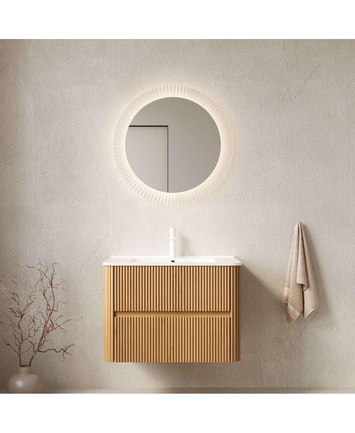 Click here for Thirtypeachy 30 Retro Walnut Modern Floating Bathr... prices