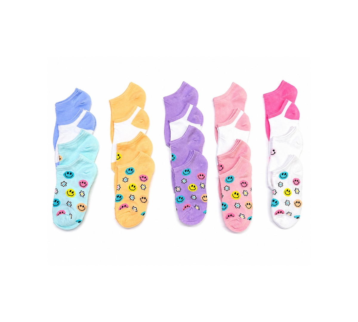 Click here for Rainbow Sugar Girls 4-8.5 Low Cut Socks  20-Pack -... prices