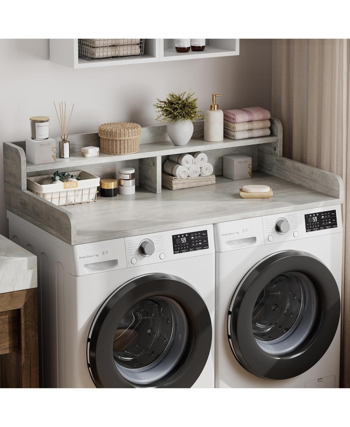 Click here for gaomon 2-Tier Washer Dryer Countertop  Shelf/Drawe... prices