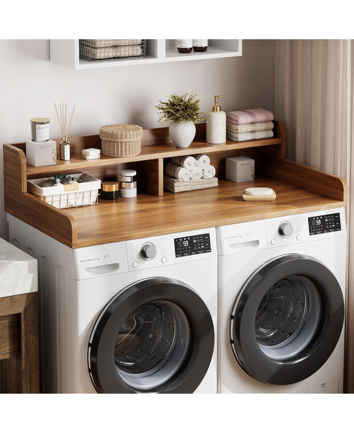 Click here for gaomon 2-Tier Washer Dryer Countertop  Shelf/Drawe... prices
