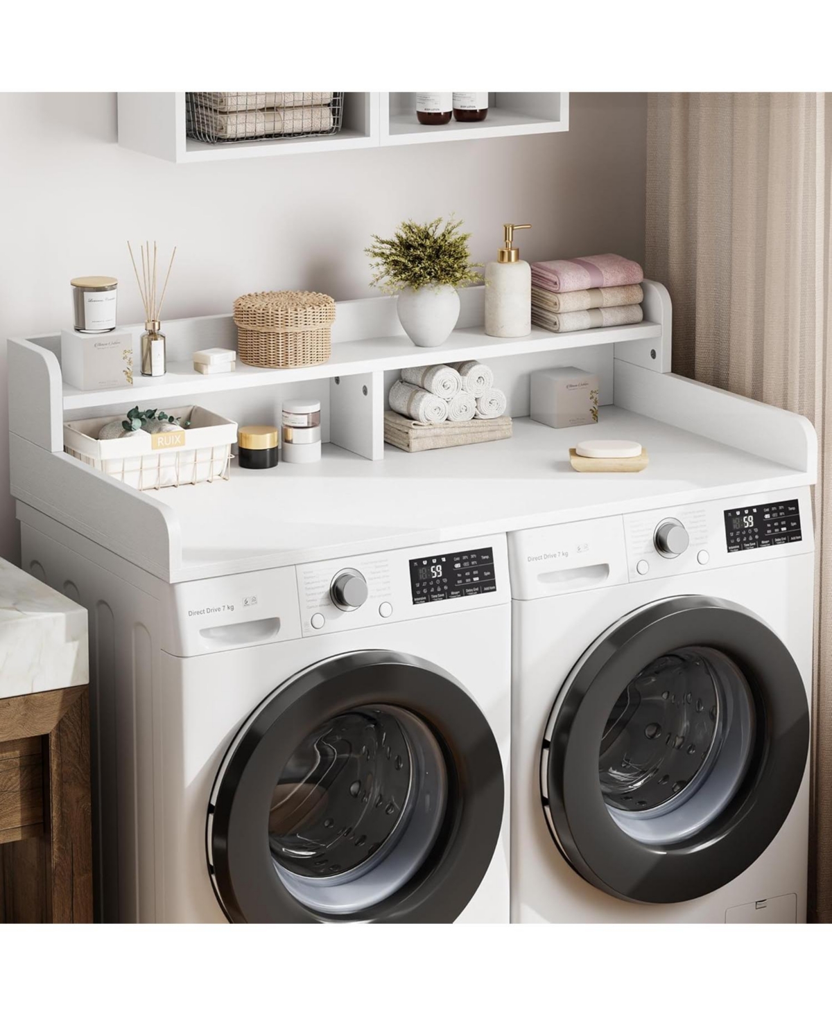 Click here for gaomon 2-Tier Washer Dryer Countertop  Shelf/Drawe... prices