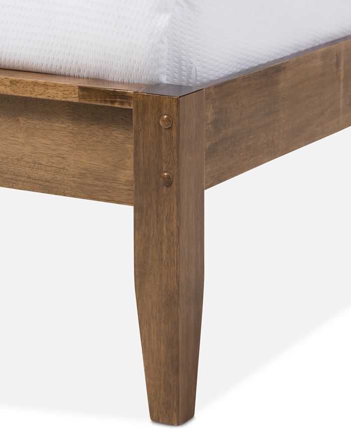 Furniture Sherlon Modern Queen Slatted Platform Bed - Macy's