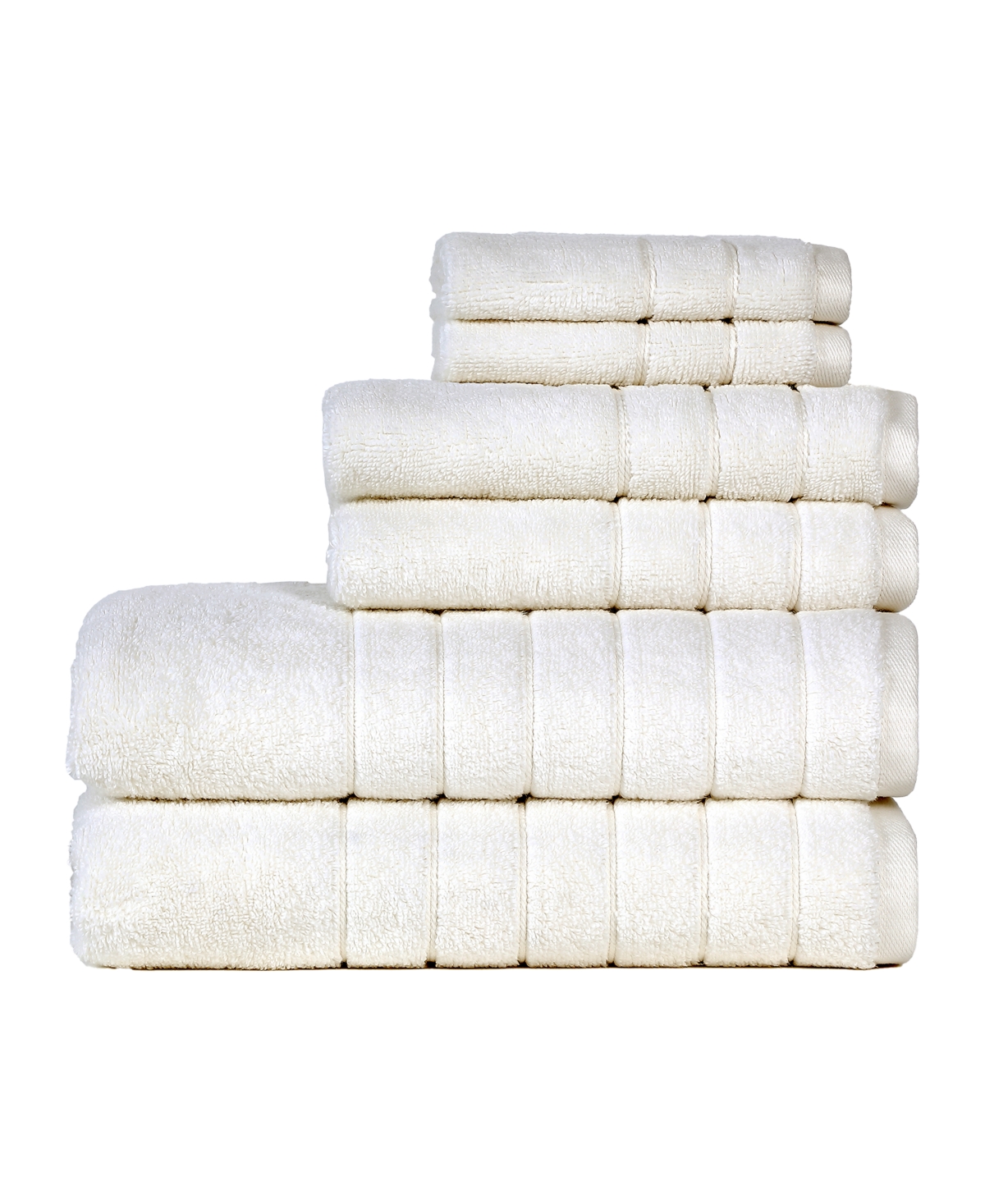 Click here for Anne Klein Reverie Cotton 6-Pc. Towel Set - White prices