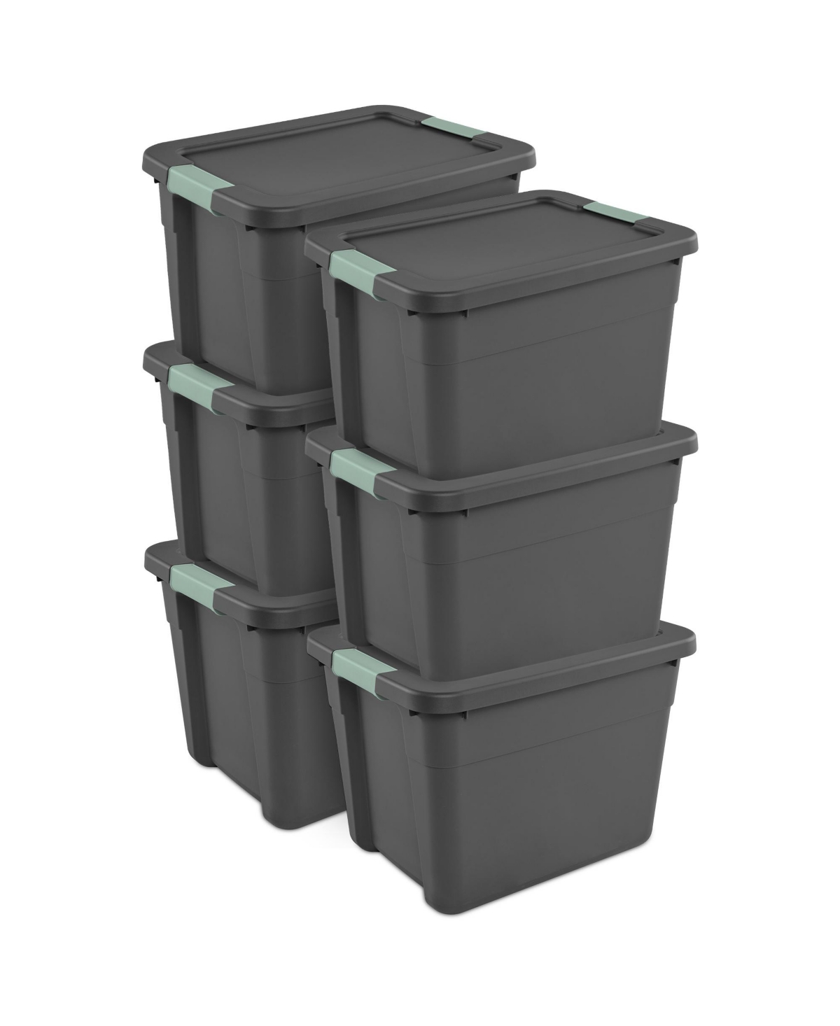 Click here for Sterilite 6Pk Latch Tote  Stackable Plastic Storag... prices