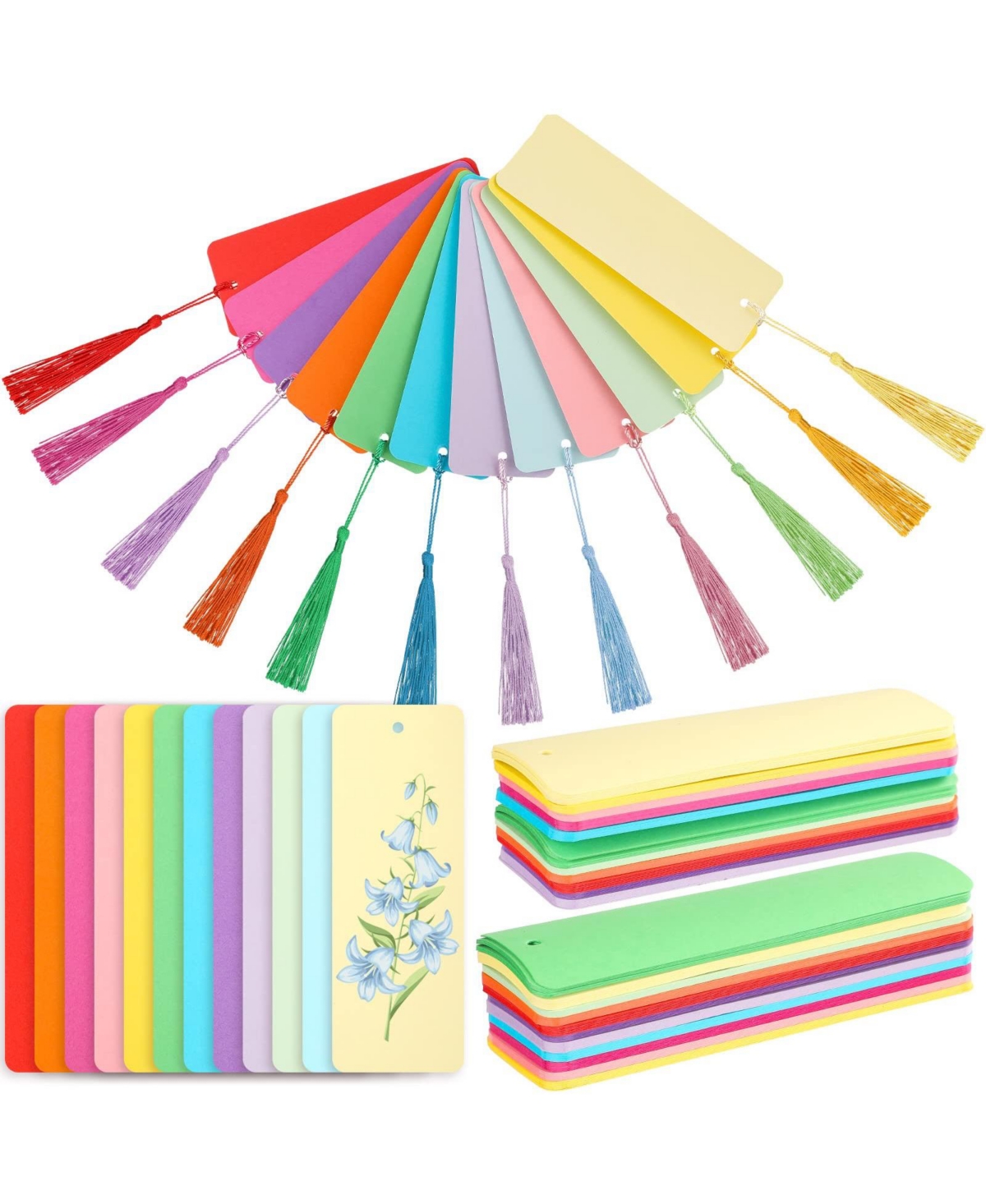 Click here for Gnuadz Paper Bookmarks Cardstock Tassels Craft Diy... prices