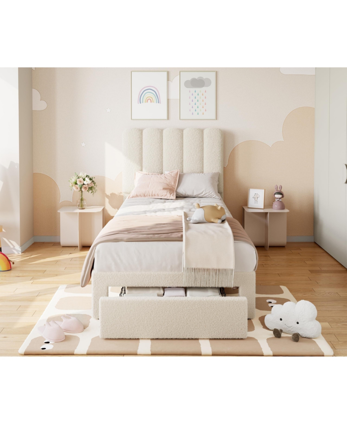Click here for Gaomon Bed Frame with Under  Upholstered Platform... prices