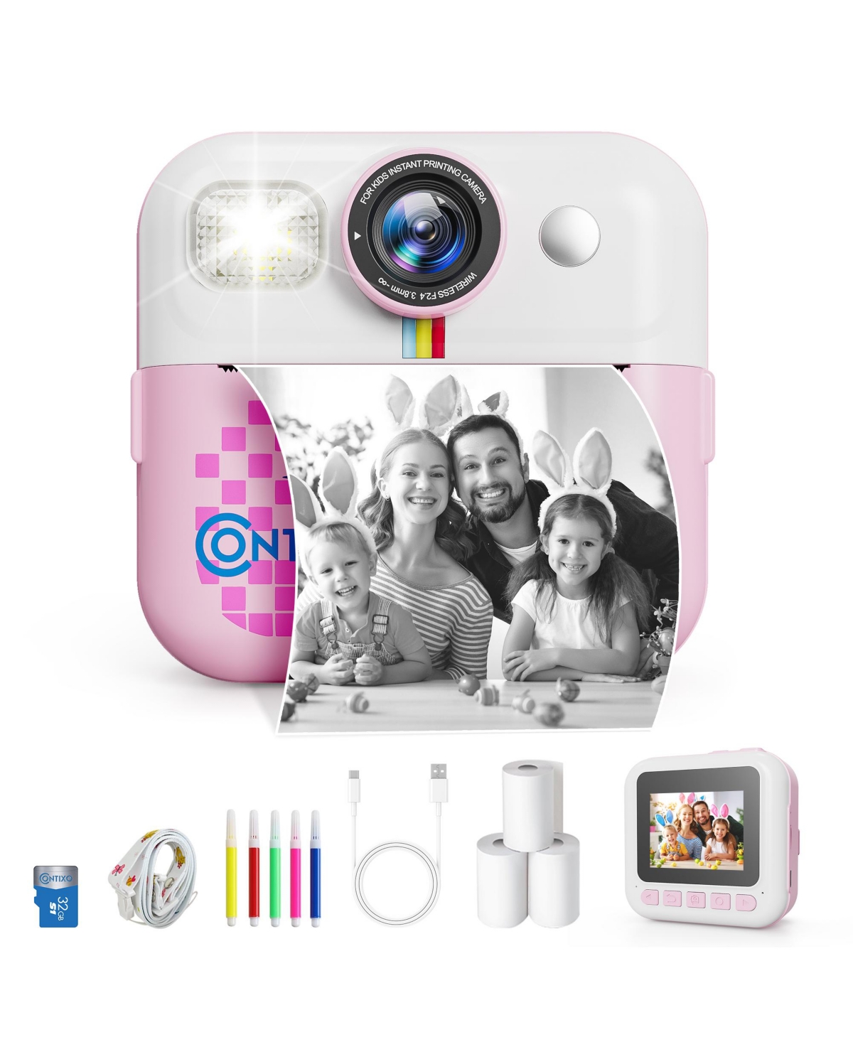 Click here for Contixo Kids Instant Print Camera with 3 Rolls of... prices