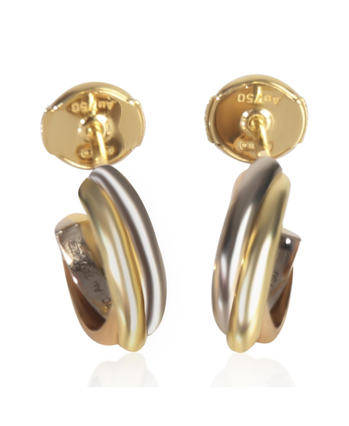 Click here for Pre-Owned Cartier 3-Tone Gold Mini Model Trinity E... prices